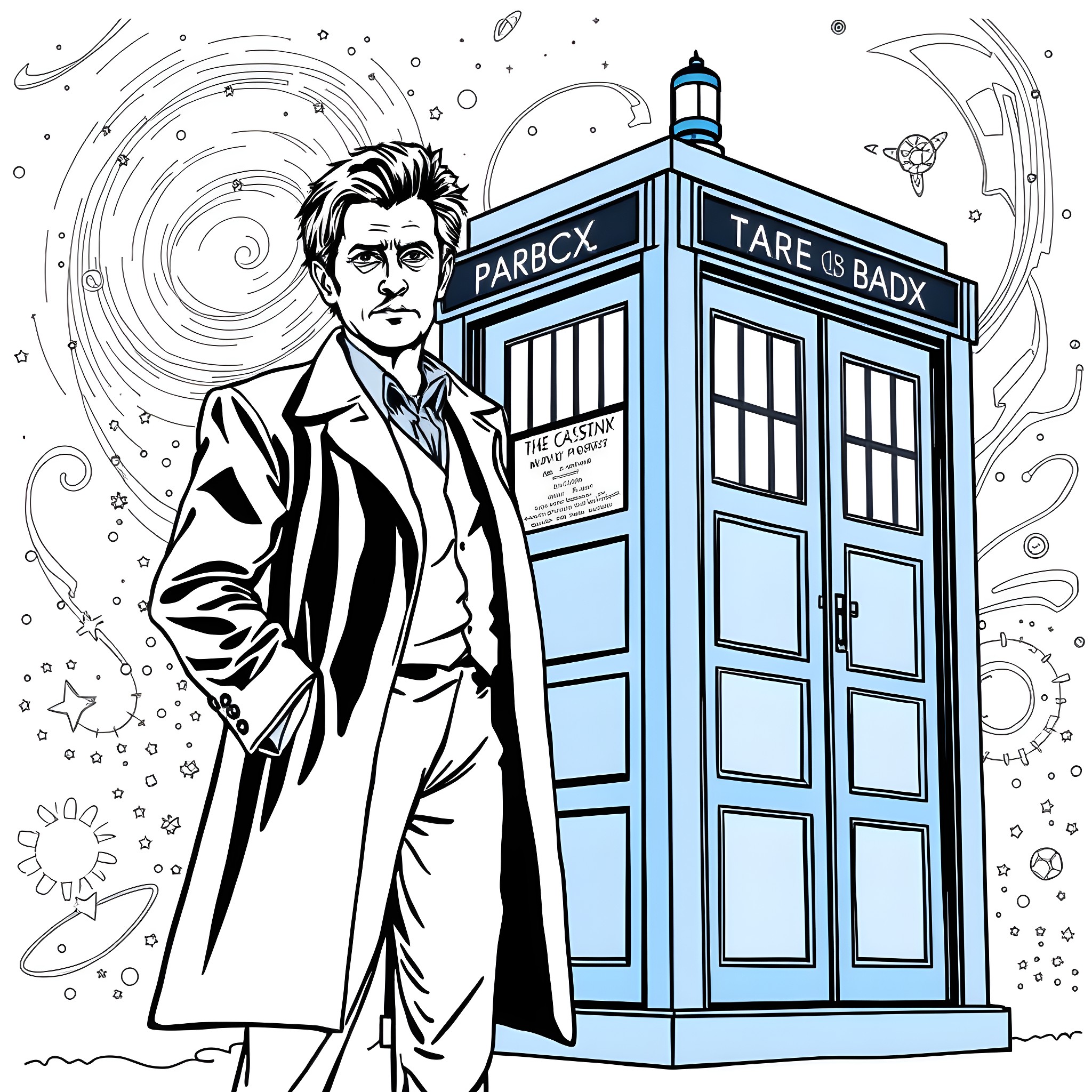 Best David Tennant Coloring Pages (Free Printable PDF)