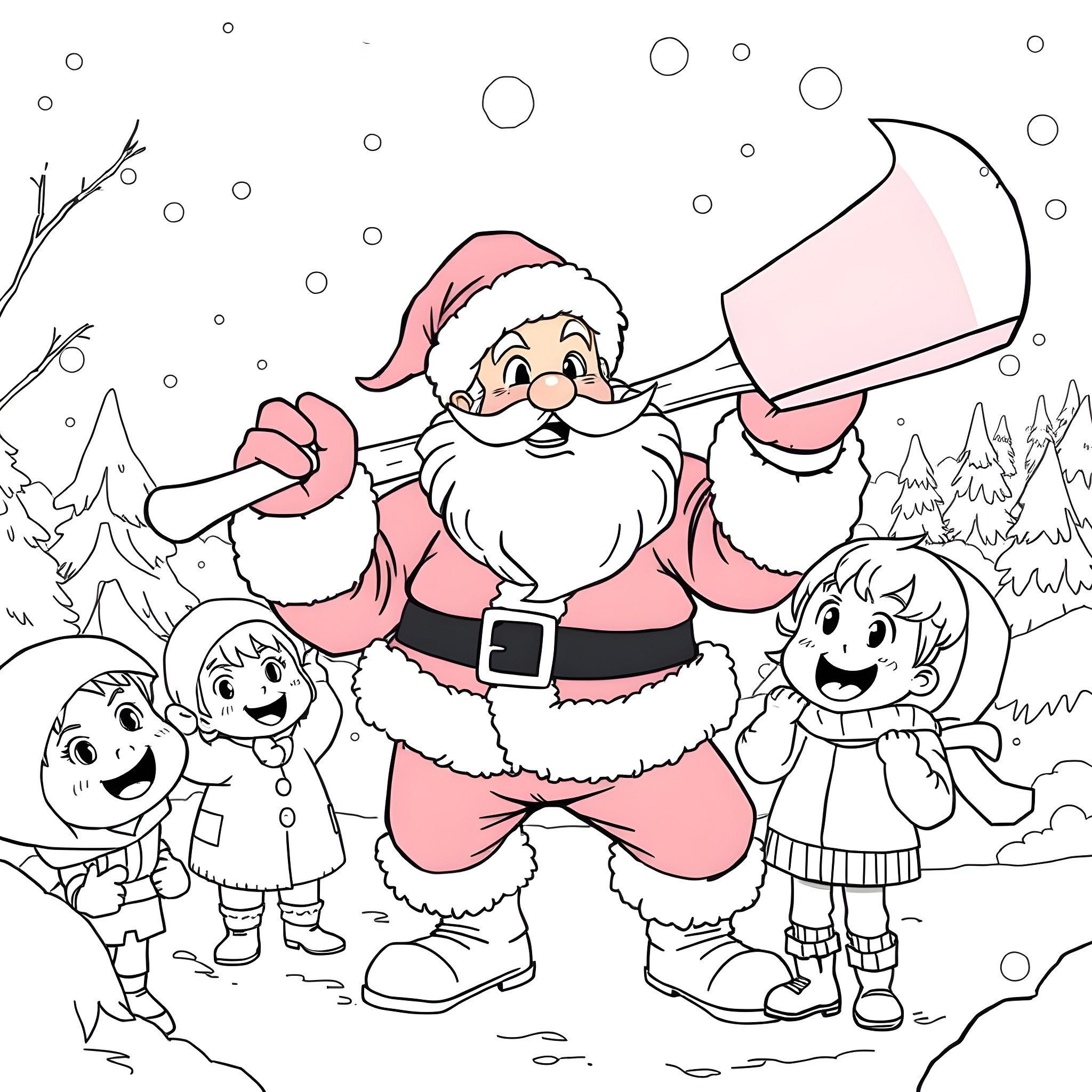 Best Santa Claus Coloring Pages (Free Printable PDF)
