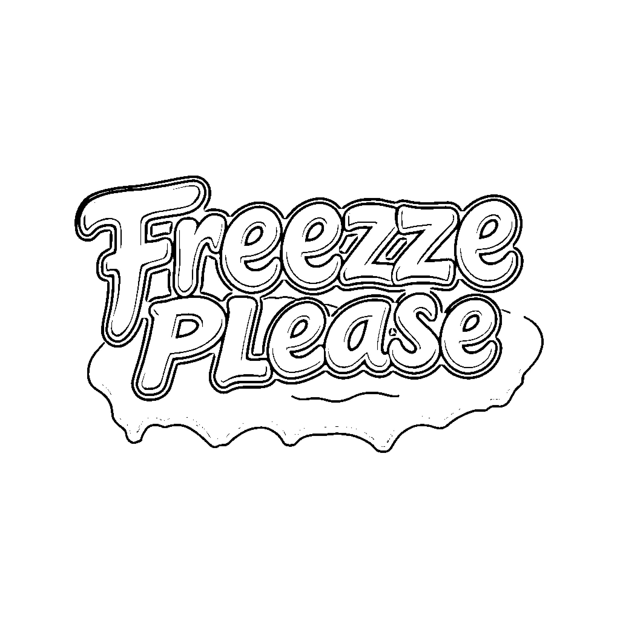 Best Freeze Please Coloring Pages (Free Printable PDF)