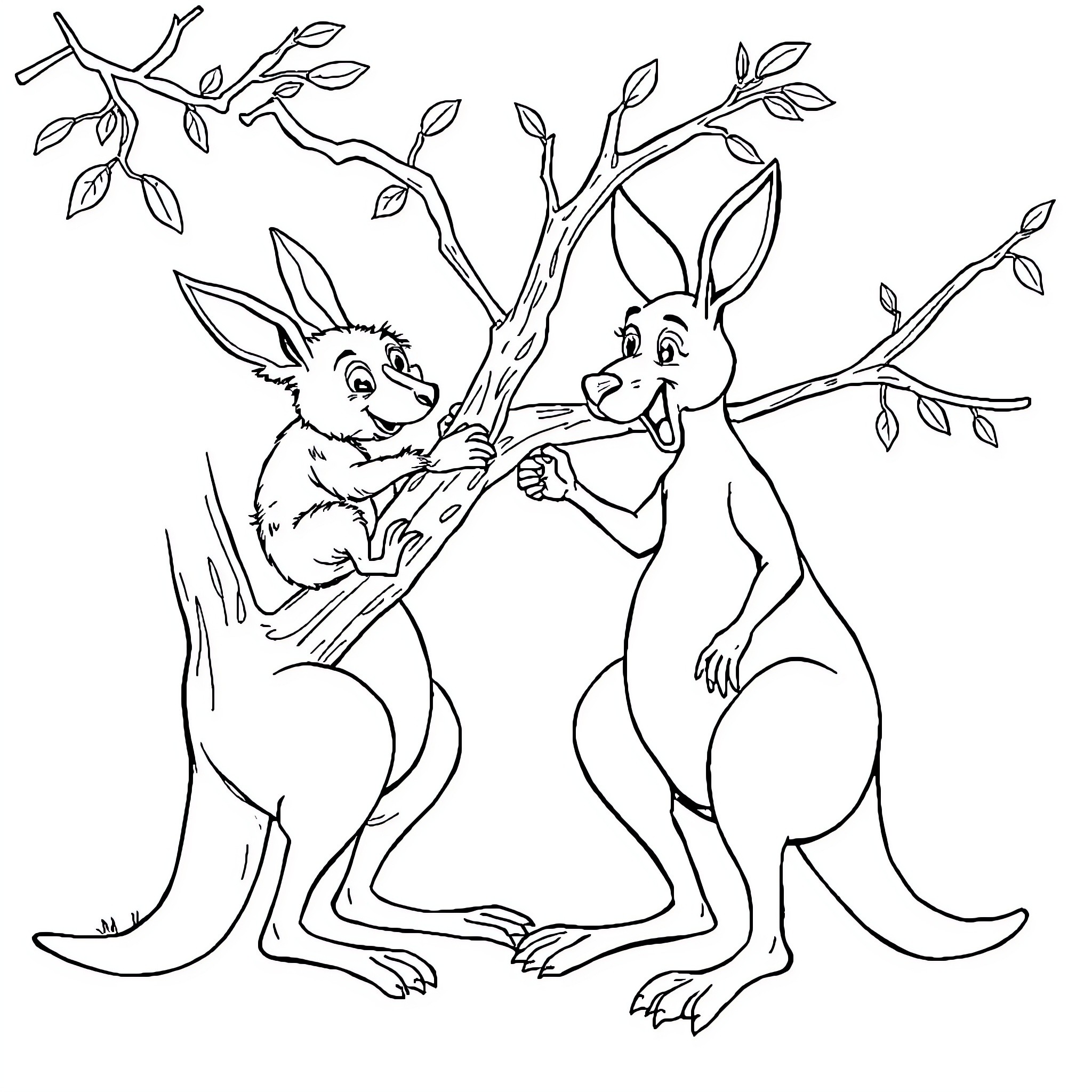 95 Best Kangaroo Coloring Pages (Free Printable PDFs)