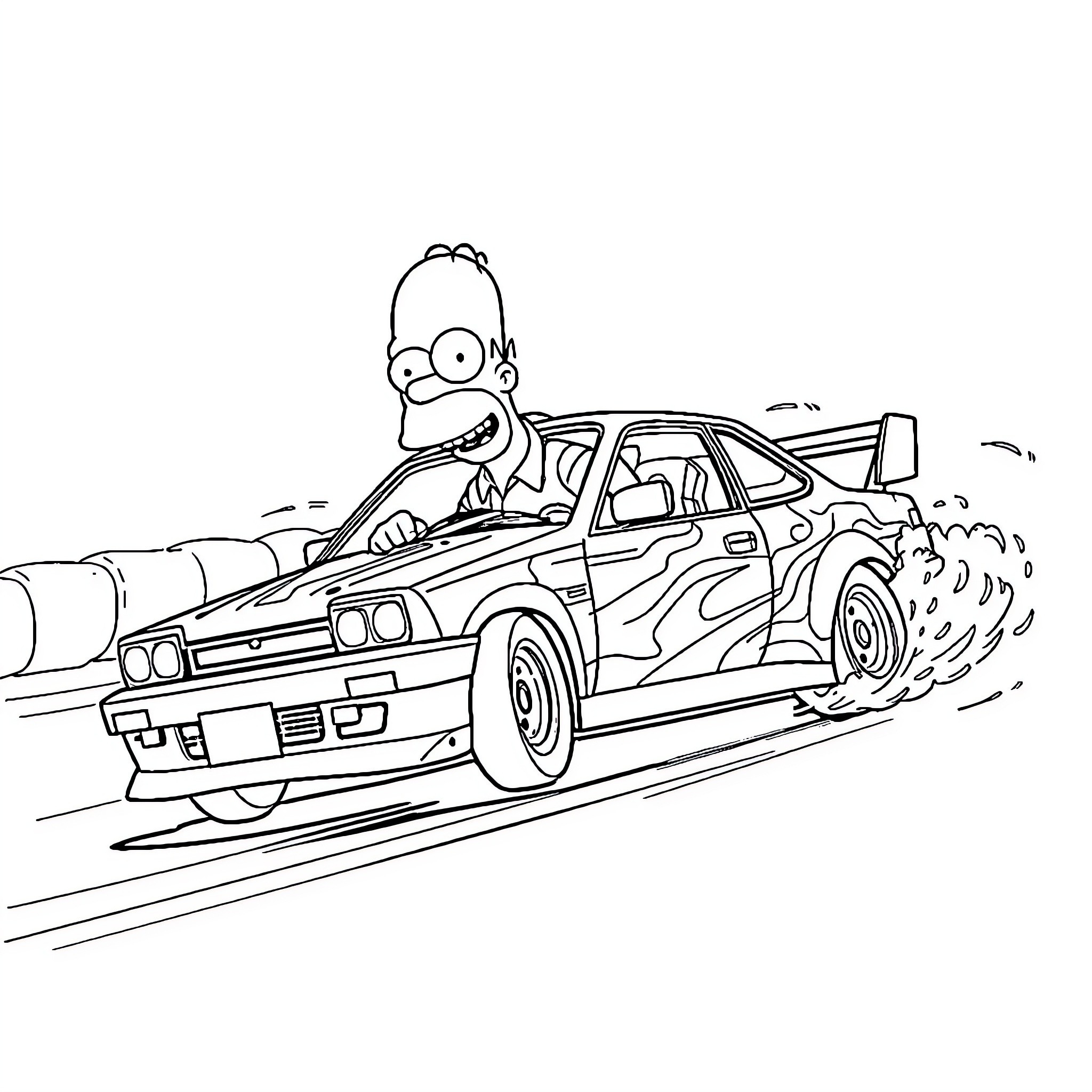 Best Homer Simpson Coloring Pages (Free Printable PDF)