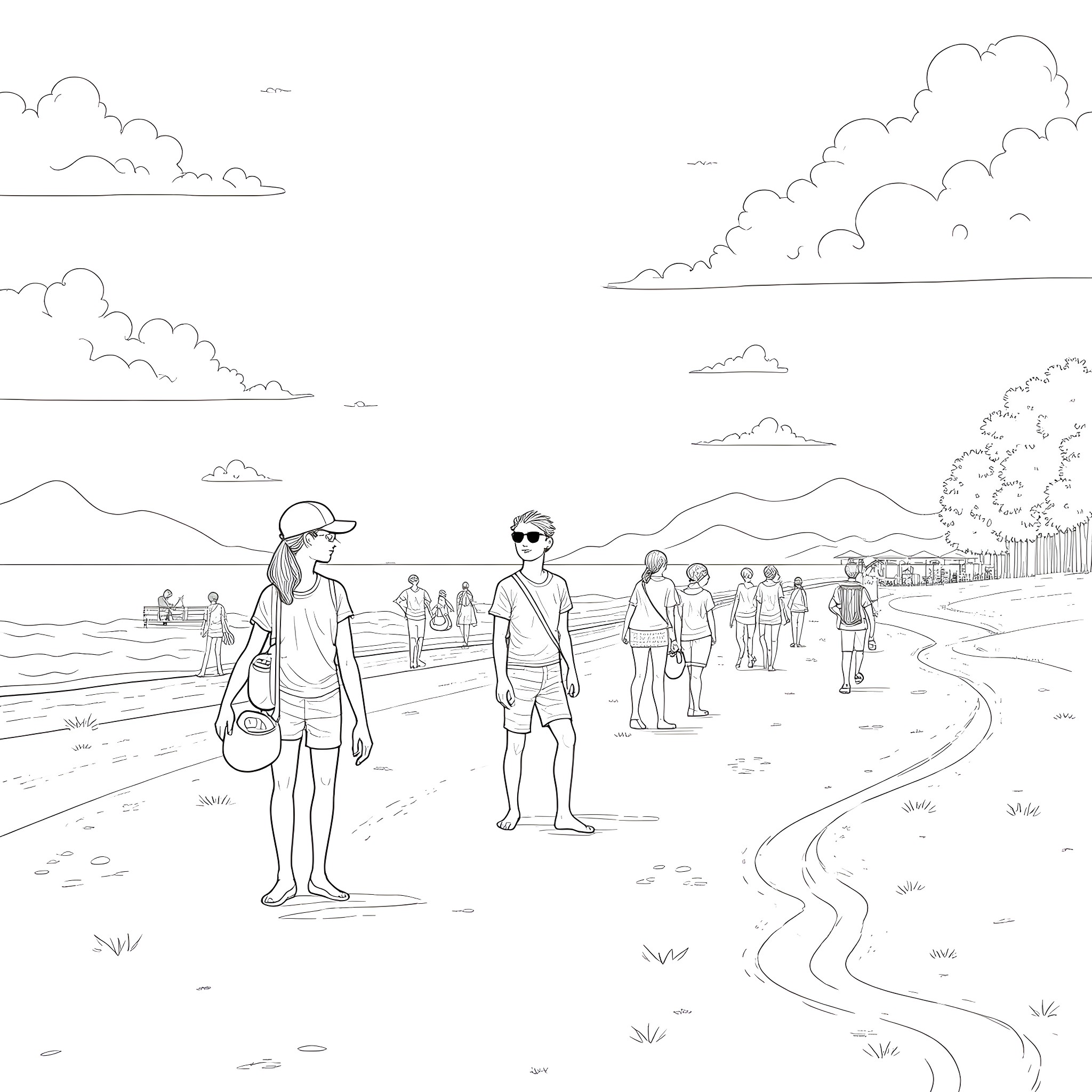 Best Summer Coloring Pages (Free Printable PDF)