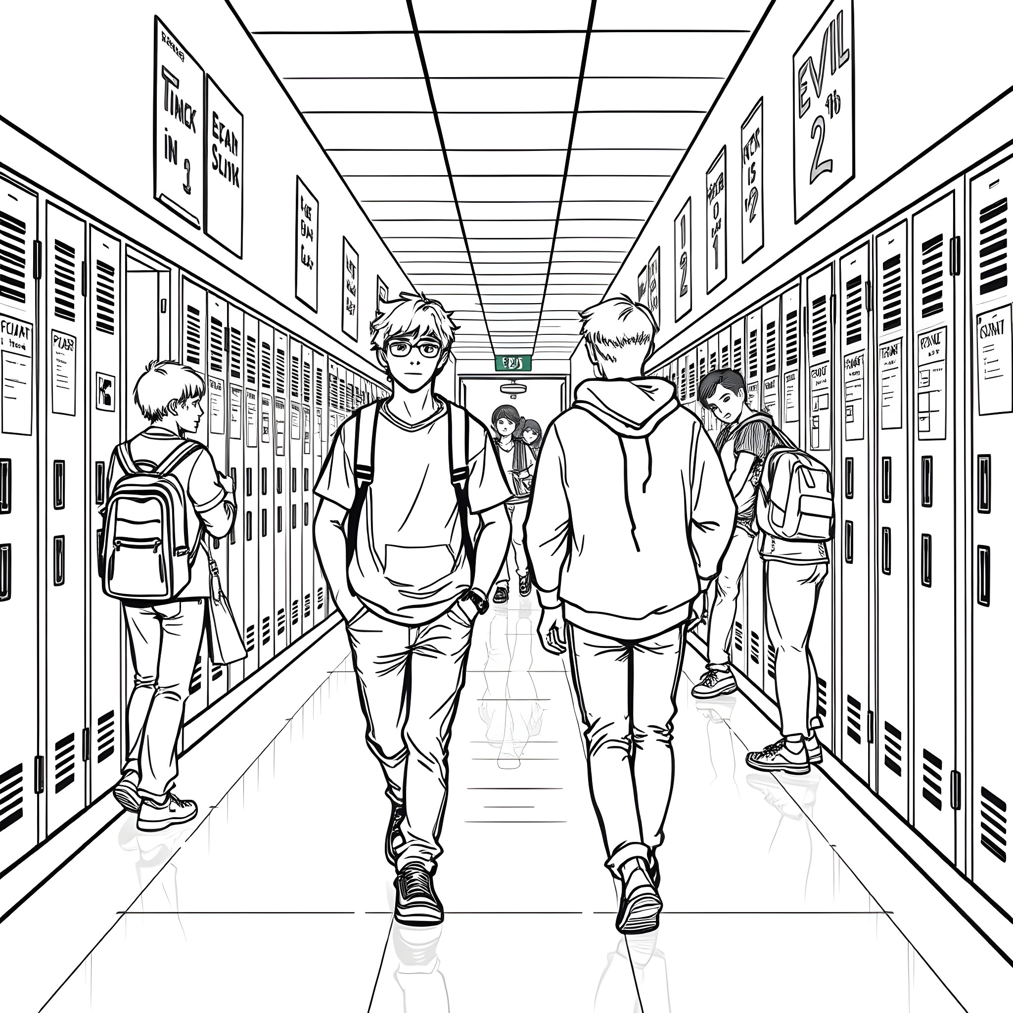 Best Teen Boy Coloring Pages (Free Printable PDF)