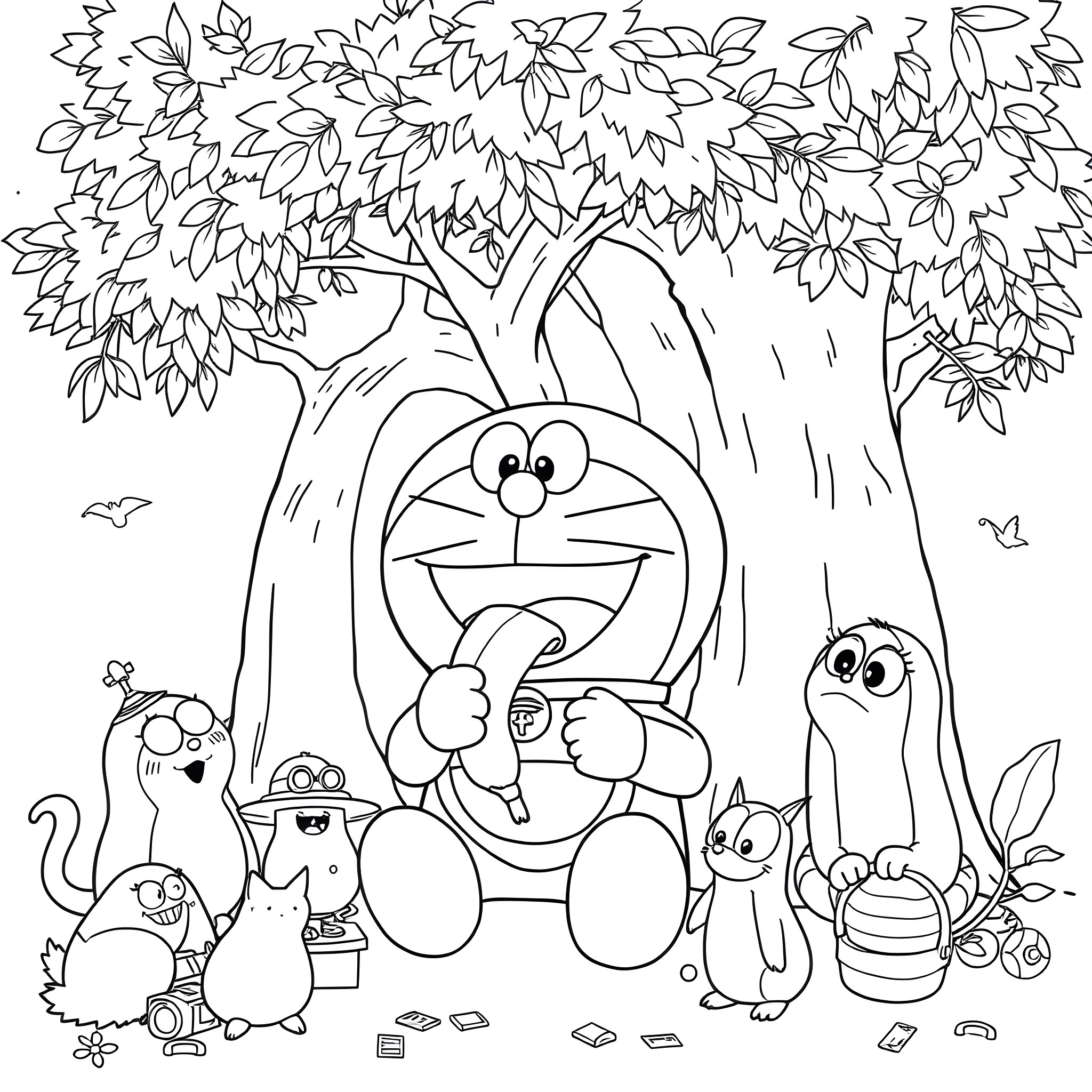 Best Doraemon Coloring Pages (Free Printable PDF)