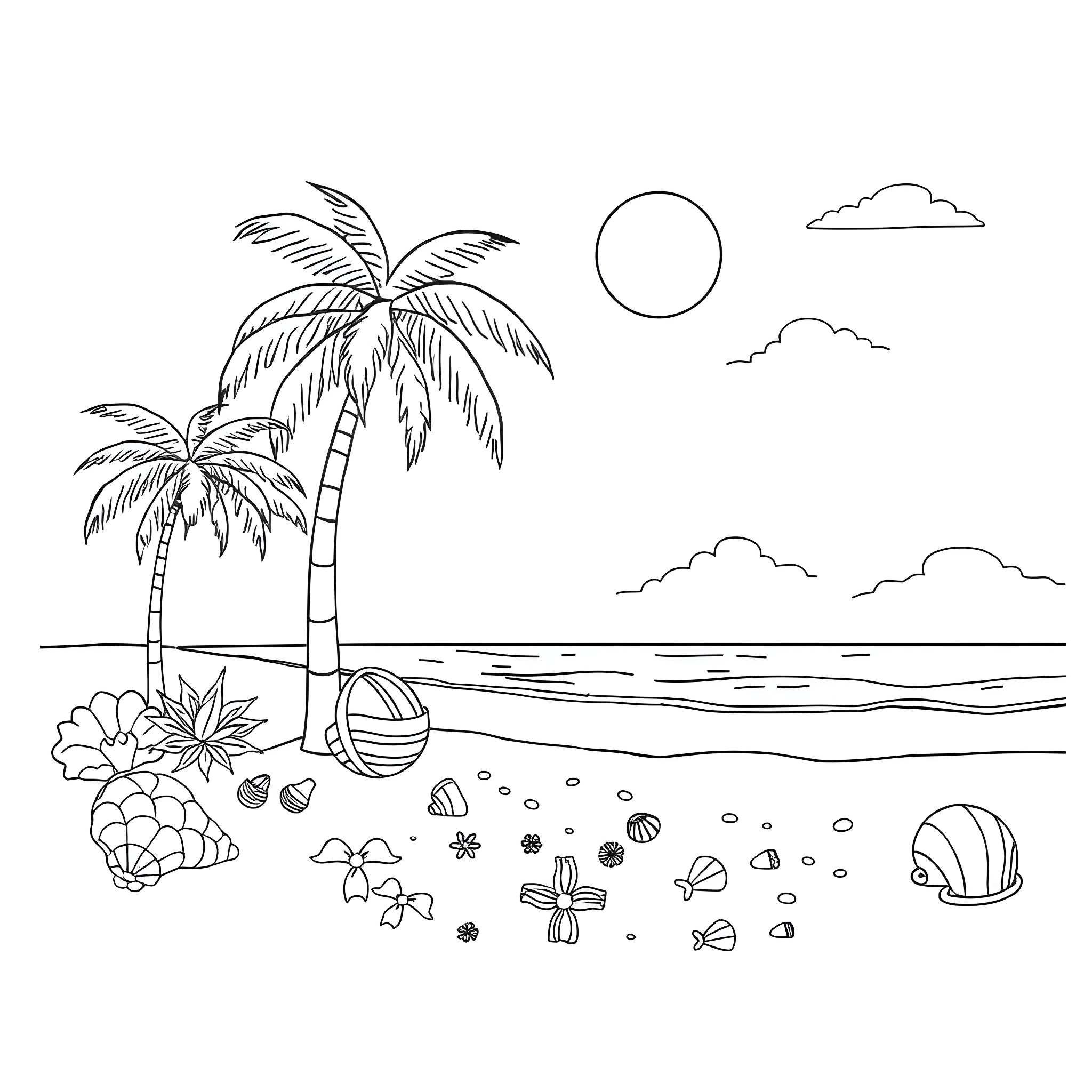Best Summer Coloring Pages (Free Printable PDF)