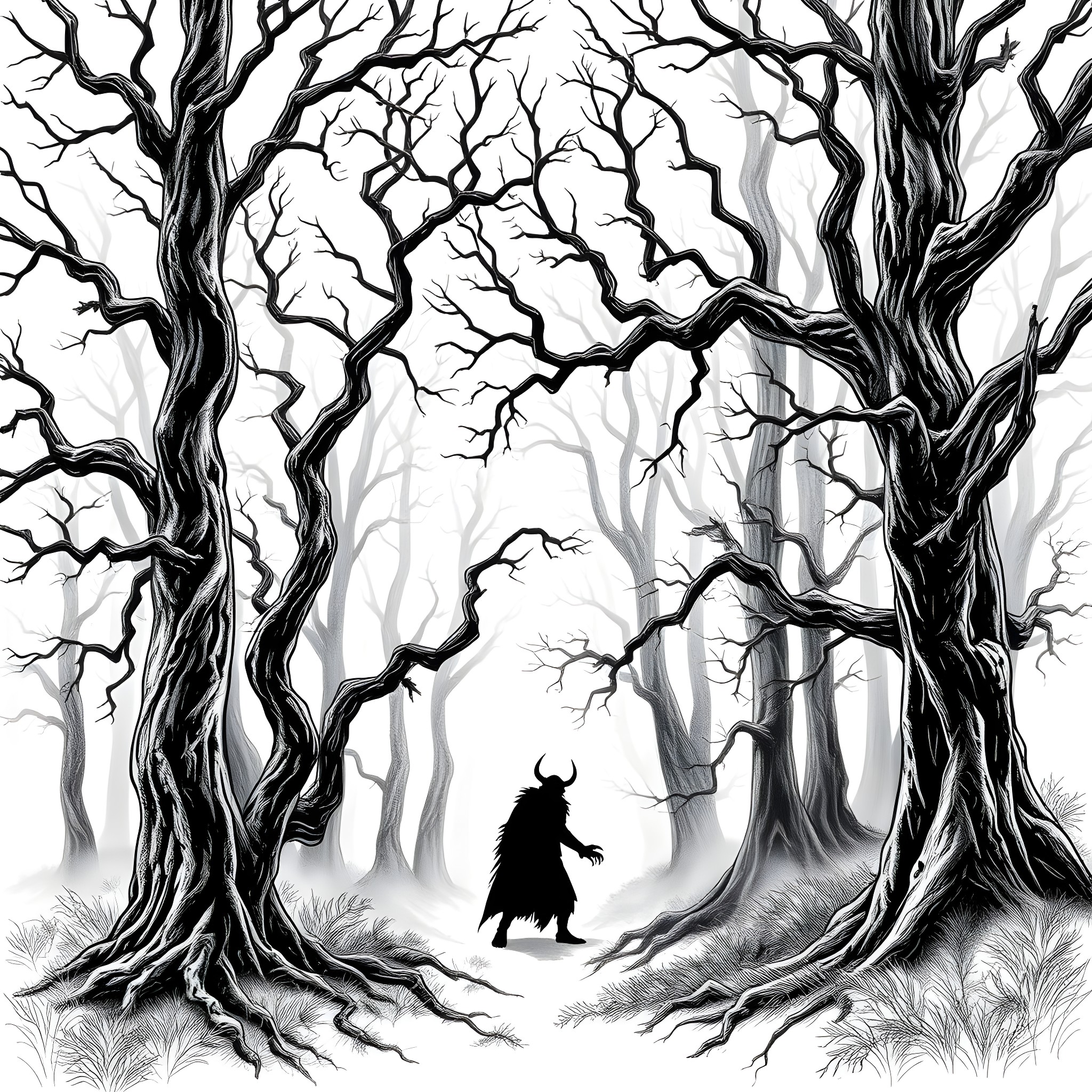 Best Wendigo Coloring Pages (Free Printable PDF)