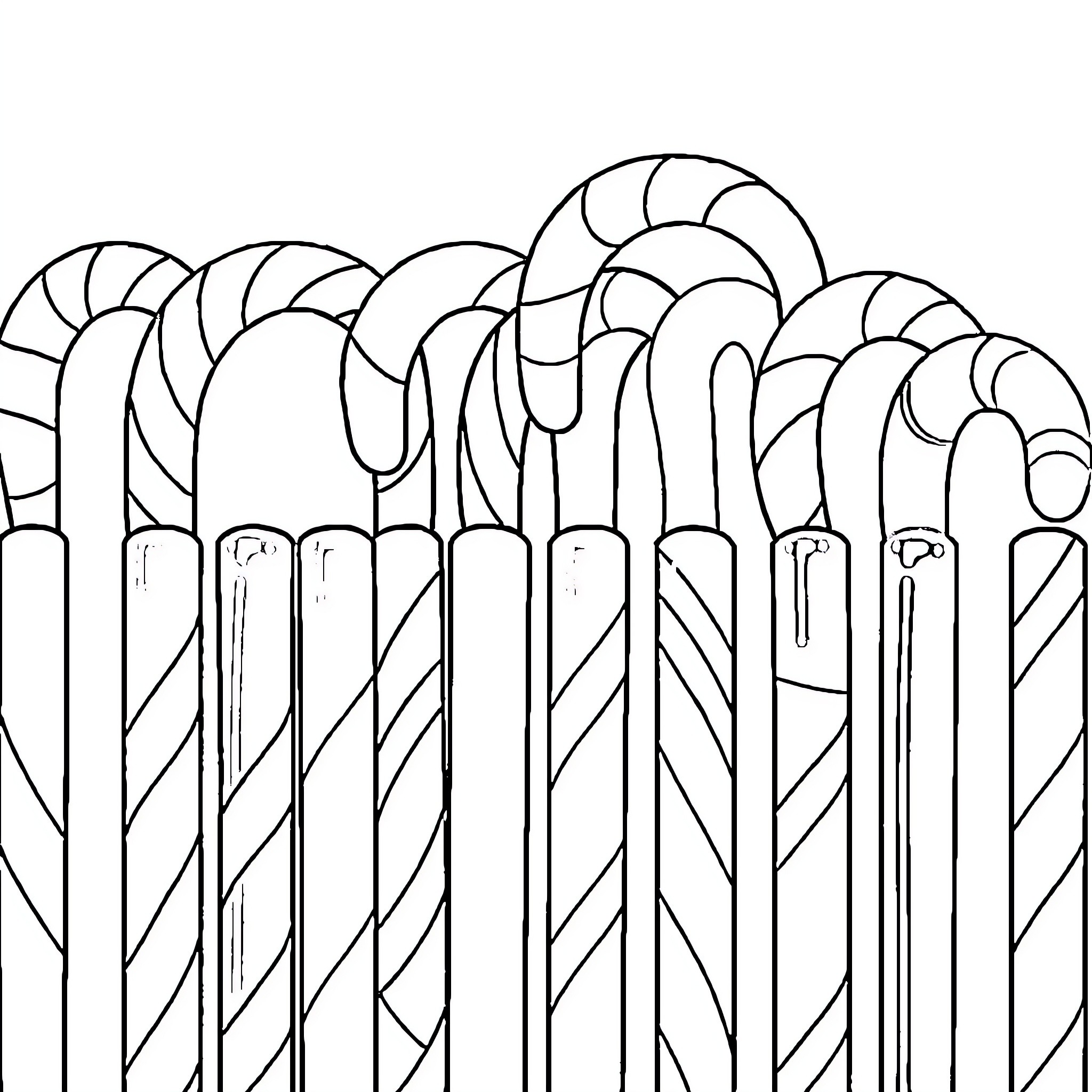 Best Cane Coloring Pages (Free Printable PDF)