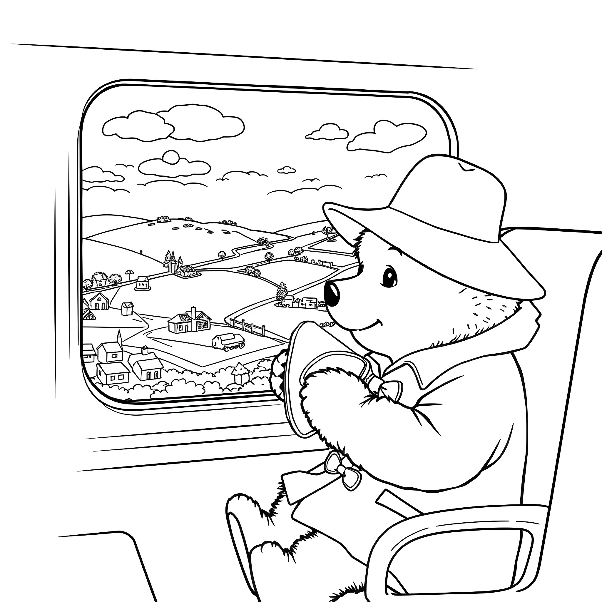 22 Best Paddington Bear Coloring Pages (Free Printable PDFs)