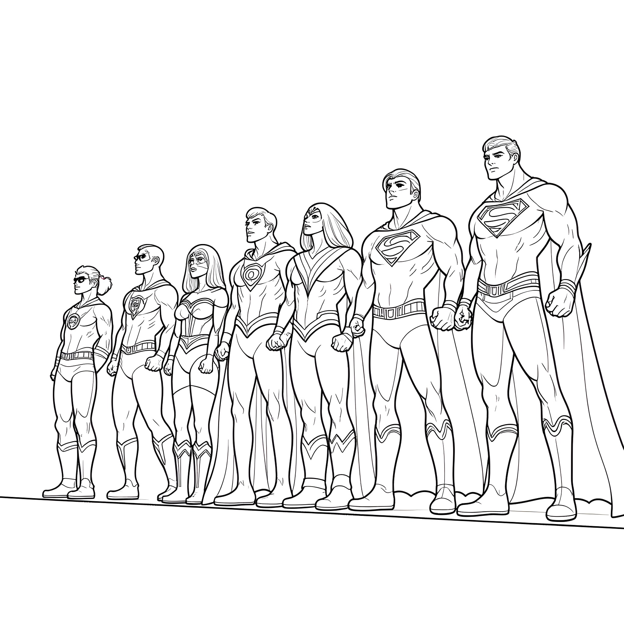 Best Superhero Coloring Pages (Free Printable PDF)