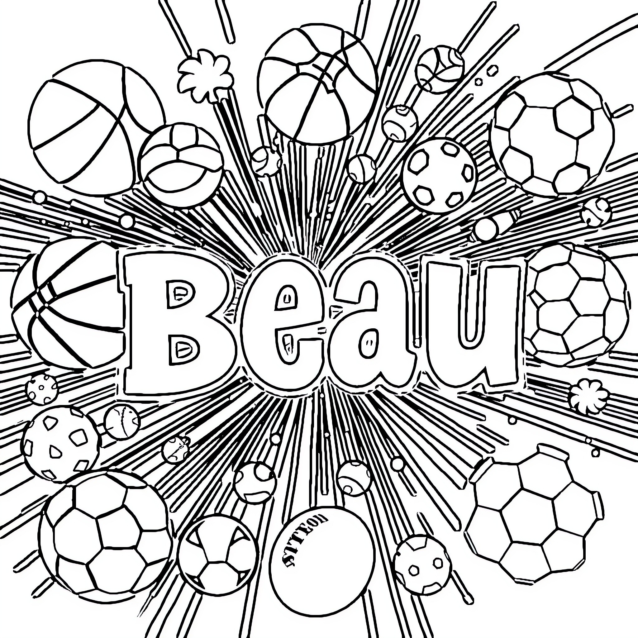 2 Best Beau Coloring Pages (Free Printable PDFs)