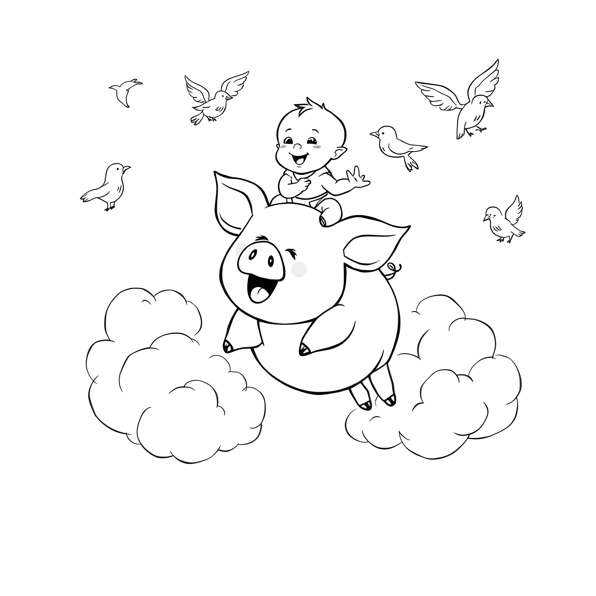 14 Best Pig Coloring Pages (Free Printable PDFs)
