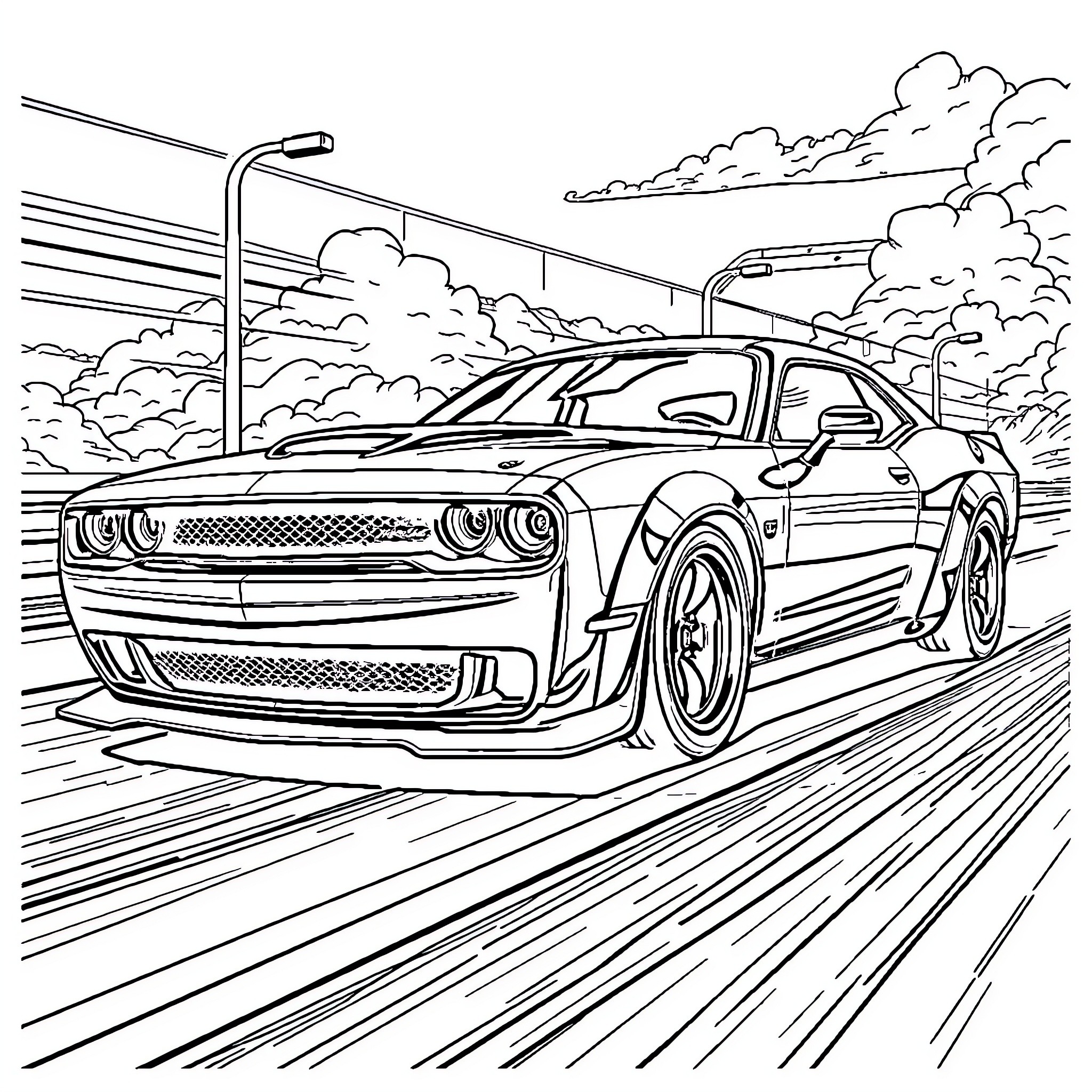 Best Hellcat Coloring Pages (Free Printable PDF)