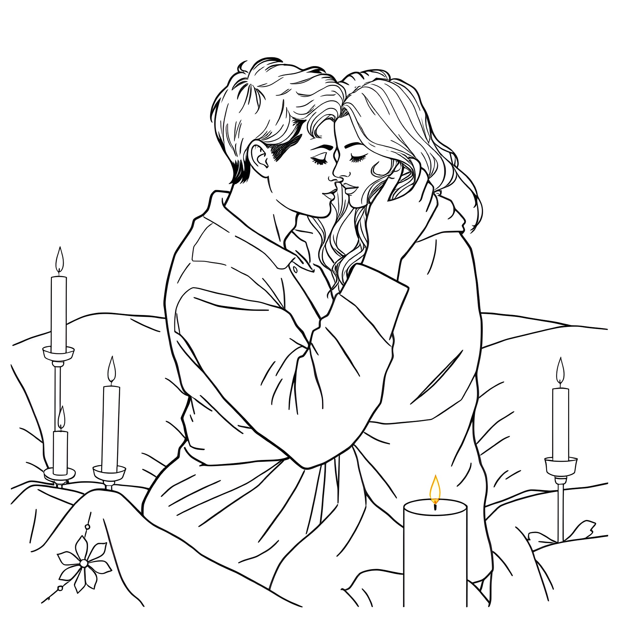 153 Best Couple Coloring Pages (Free Printable PDFs)