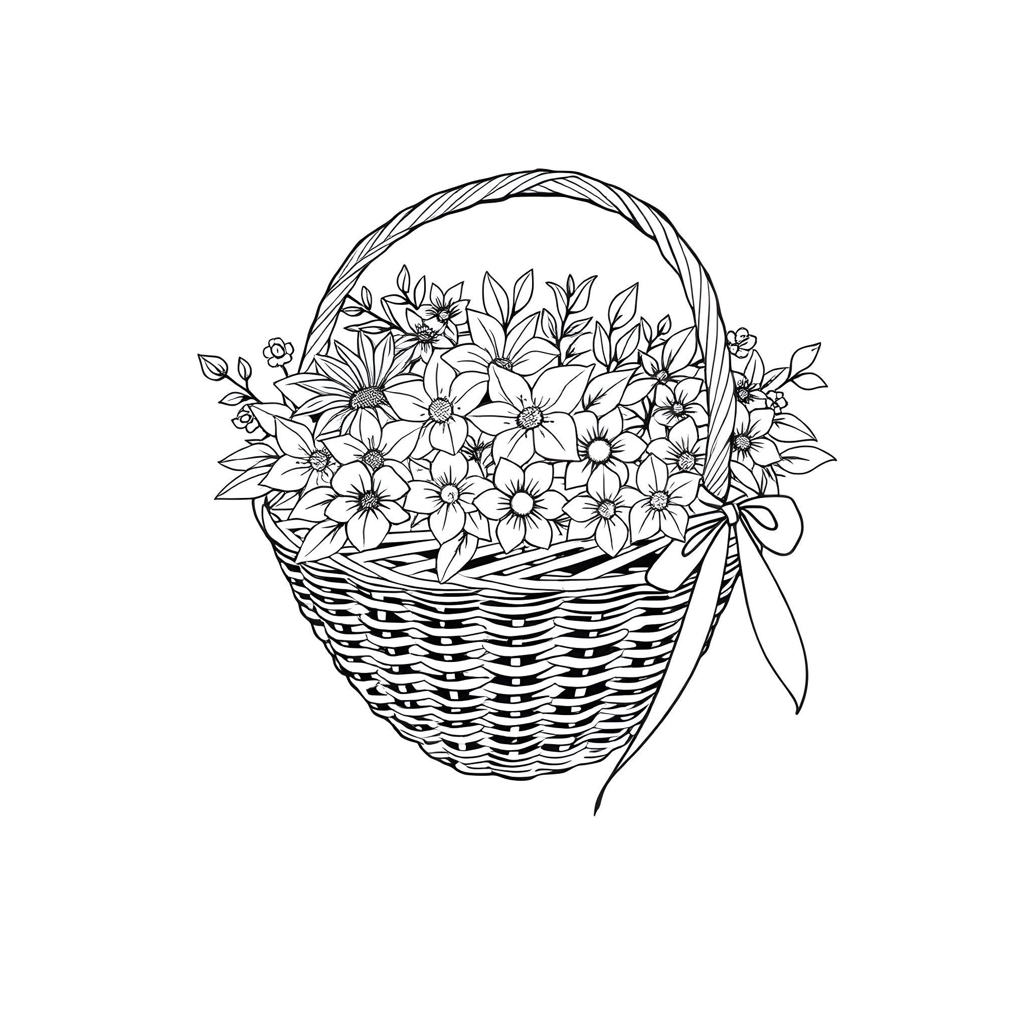 15 Best Basket Coloring Pages (Free Printable PDFs)