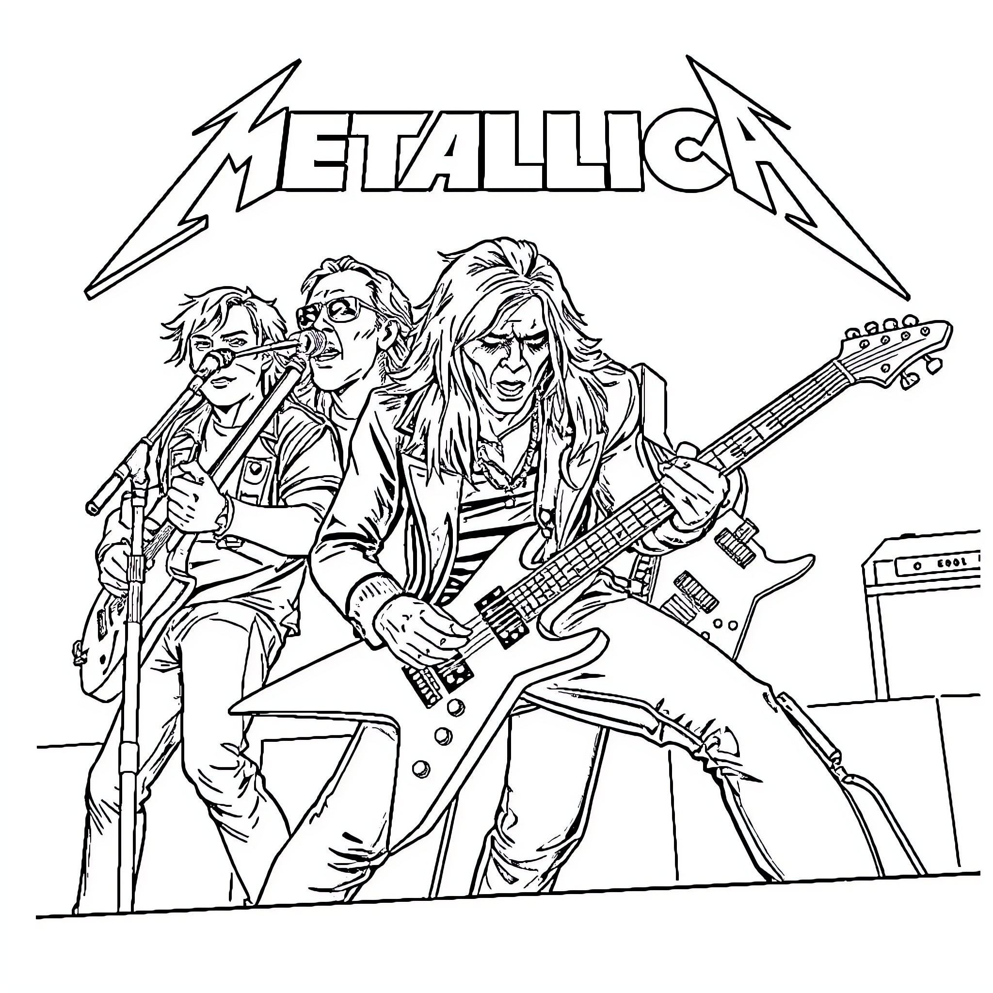 Best Metallica Coloring Pages (Free Printable PDF)