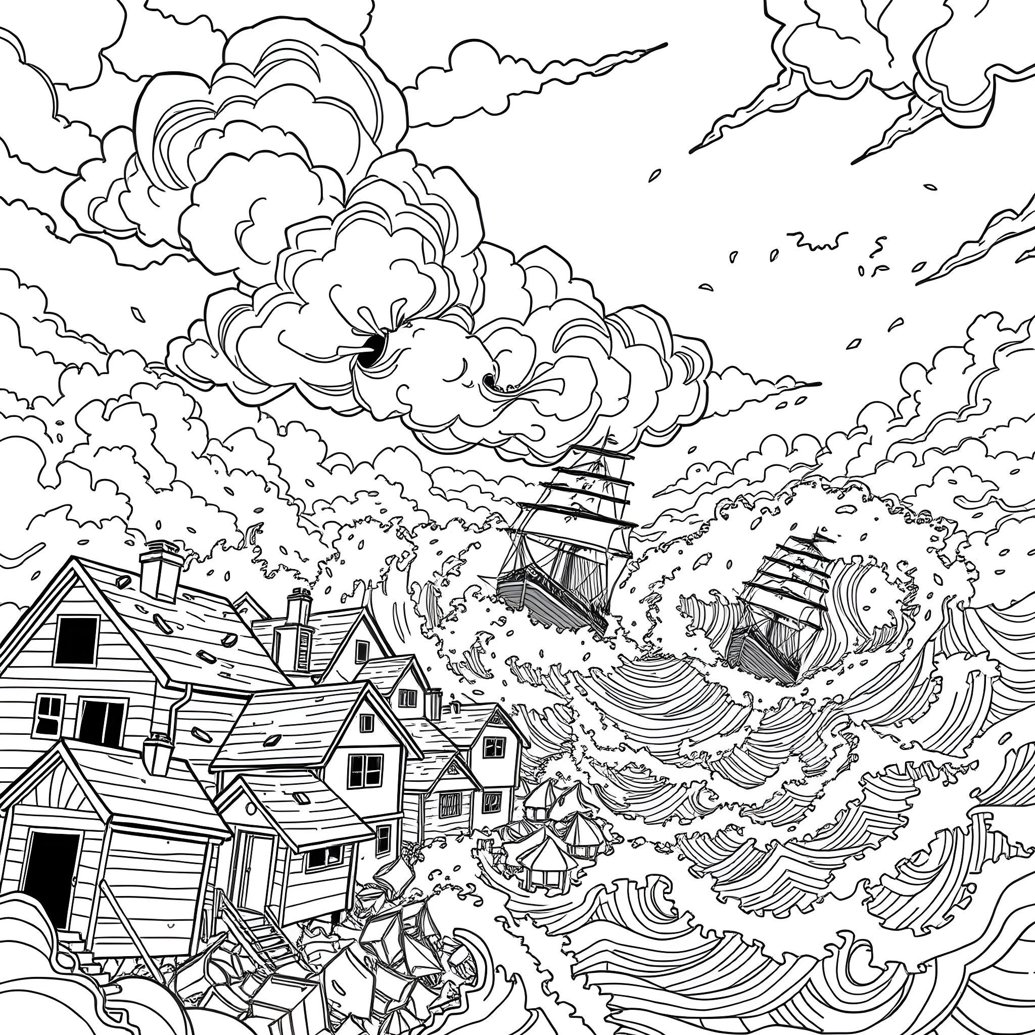 Best Earthquake Coloring Pages (Free Printable PDF)