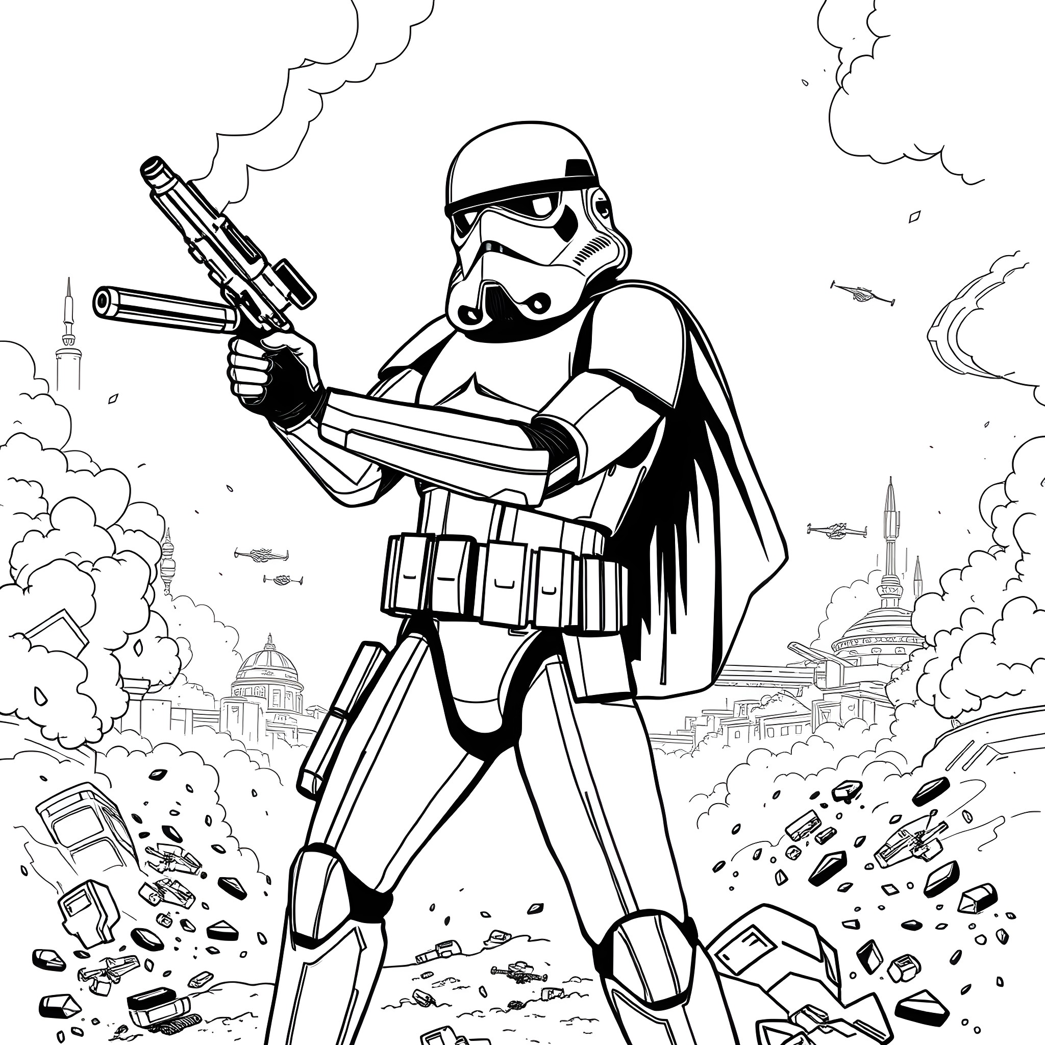 34 Best Stormtrooper Coloring Pages (Free Printable PDFs)