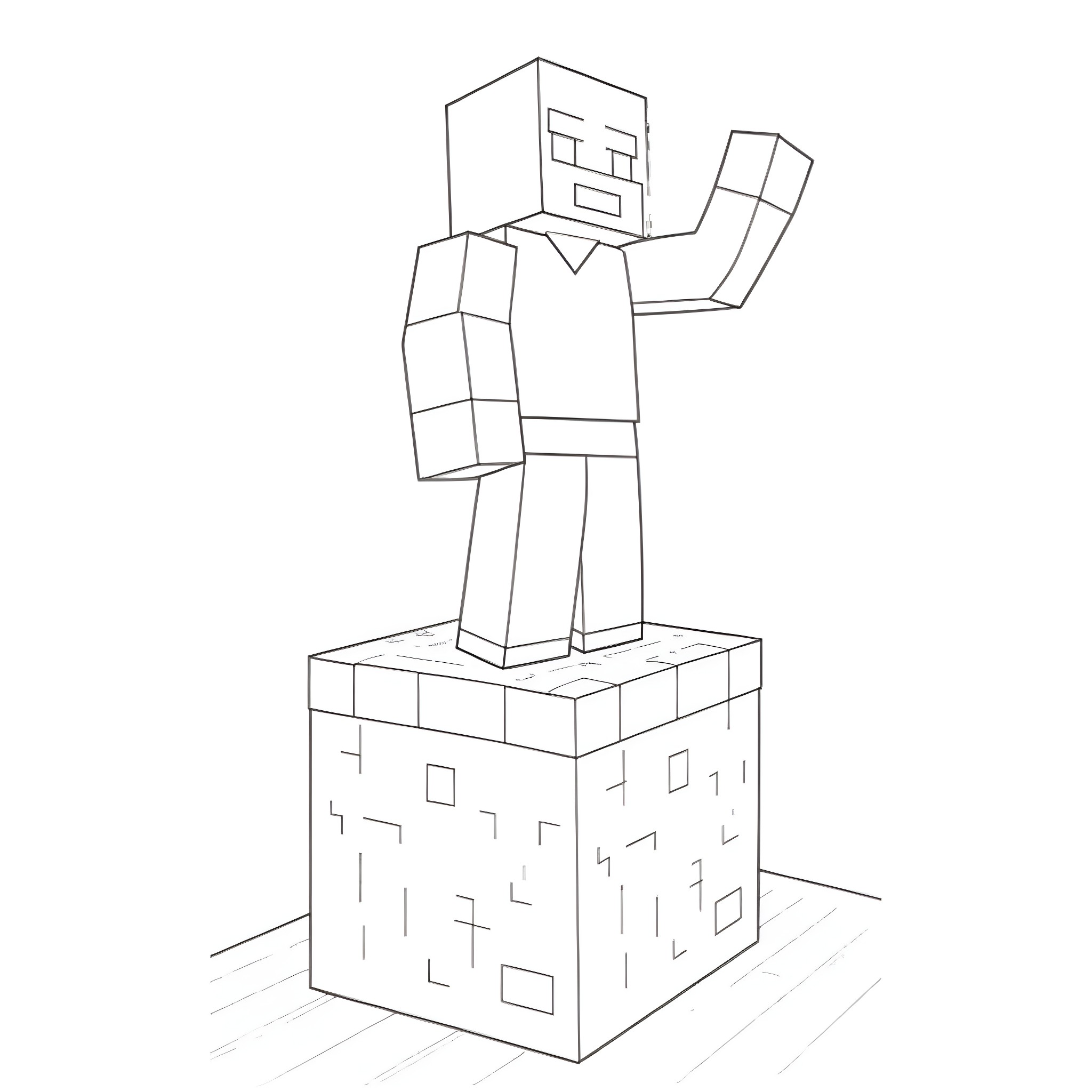 Best Minecraft Steve Coloring Pages (Free Printable PDF)
