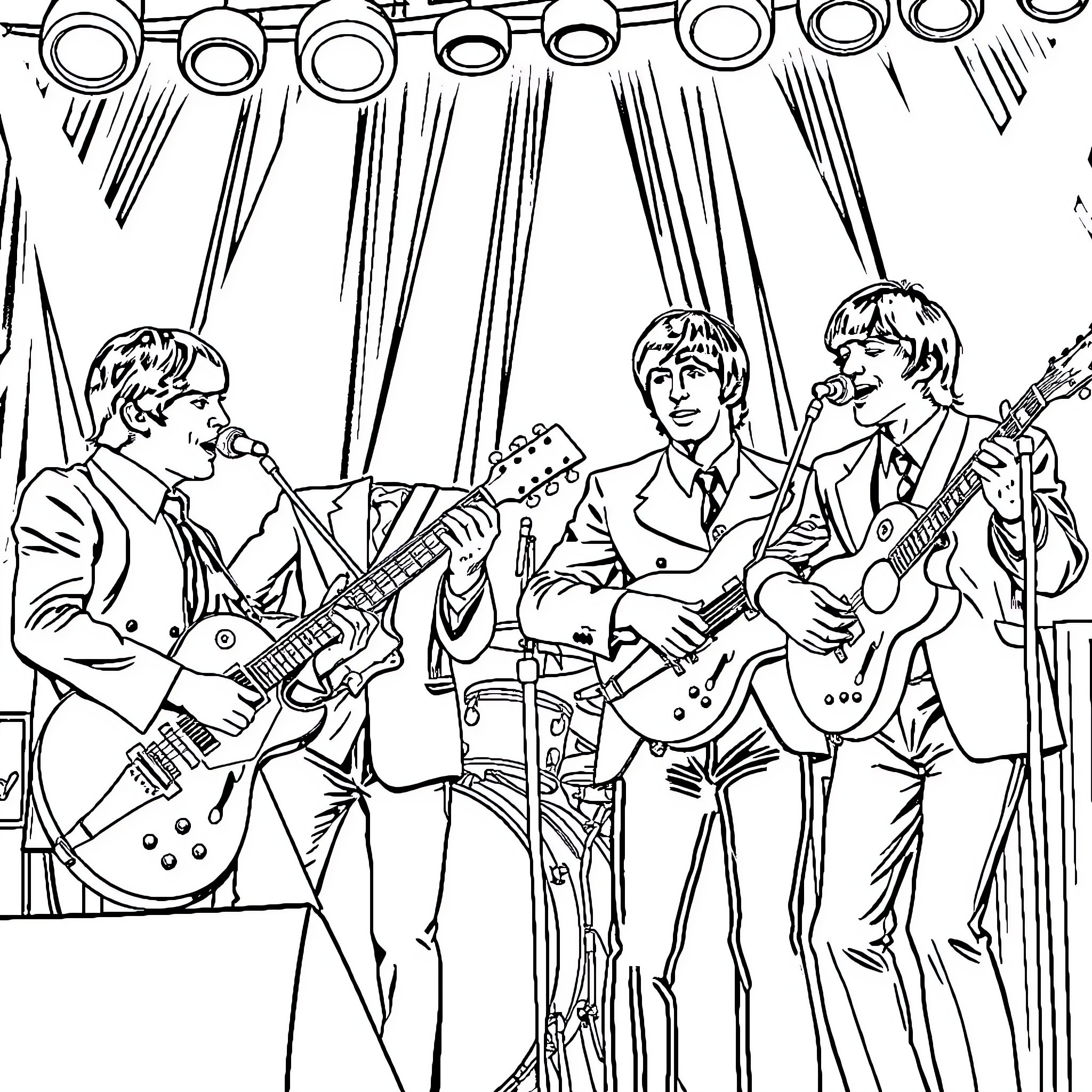 Best Beatles Coloring Pages (Free Printable PDF)