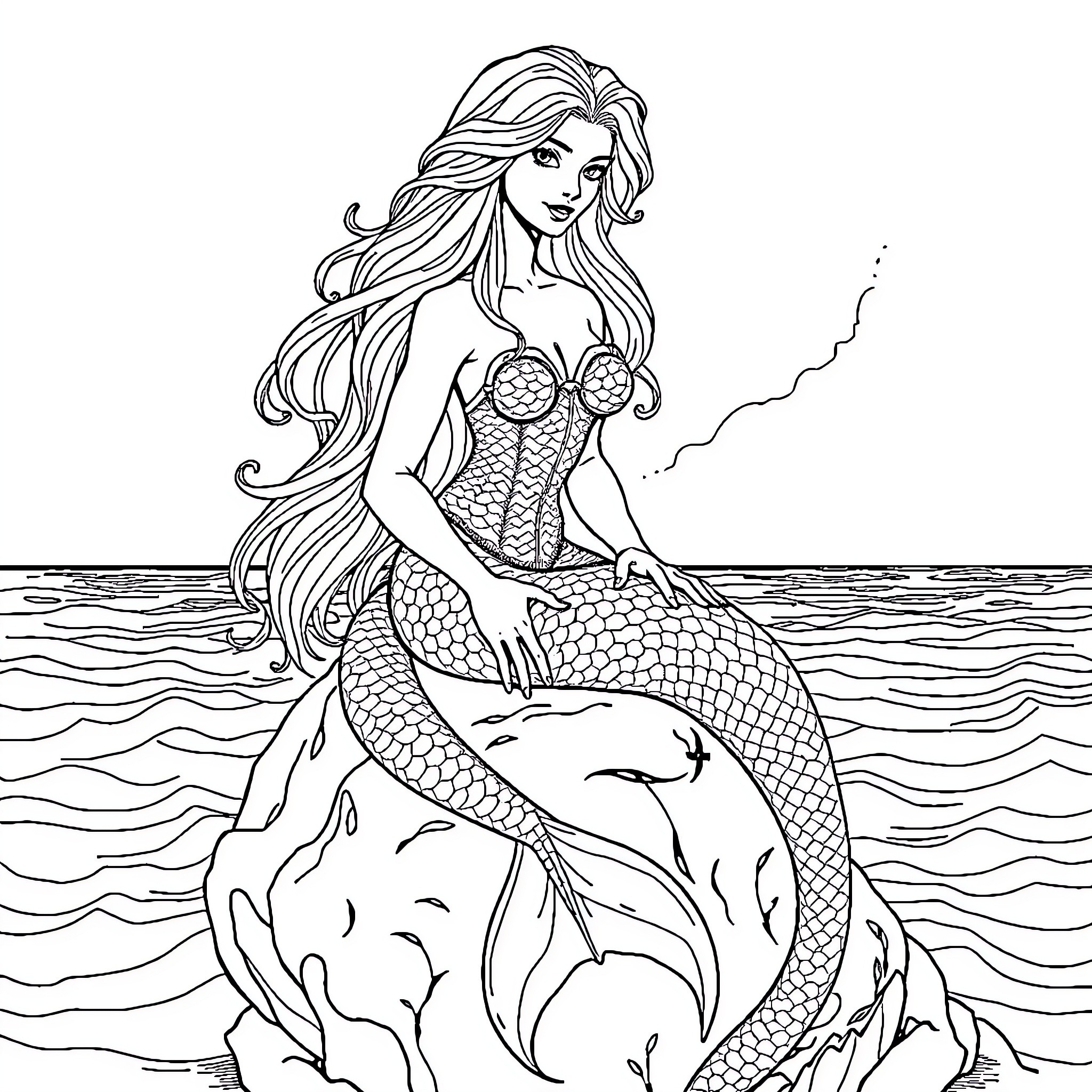 Best Siren Coloring Pages (Free Printable PDF)