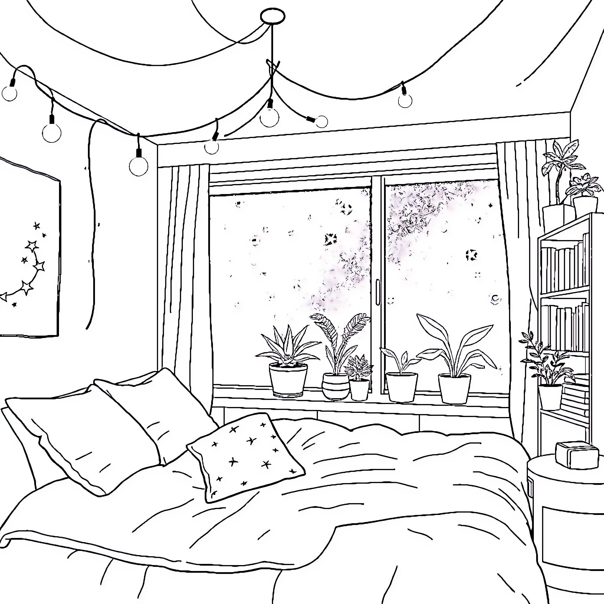 Best Bedroom Coloring Pages (Free Printable PDF)