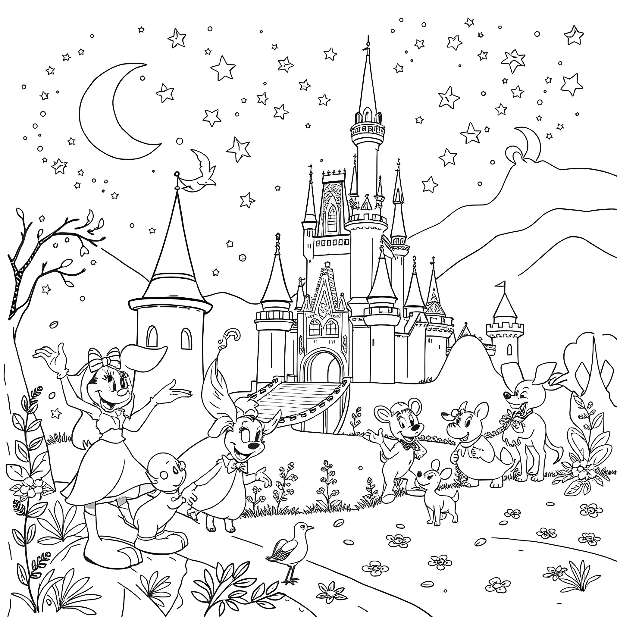 33 Best Disney Coloring Pages (Free Printable PDFs)