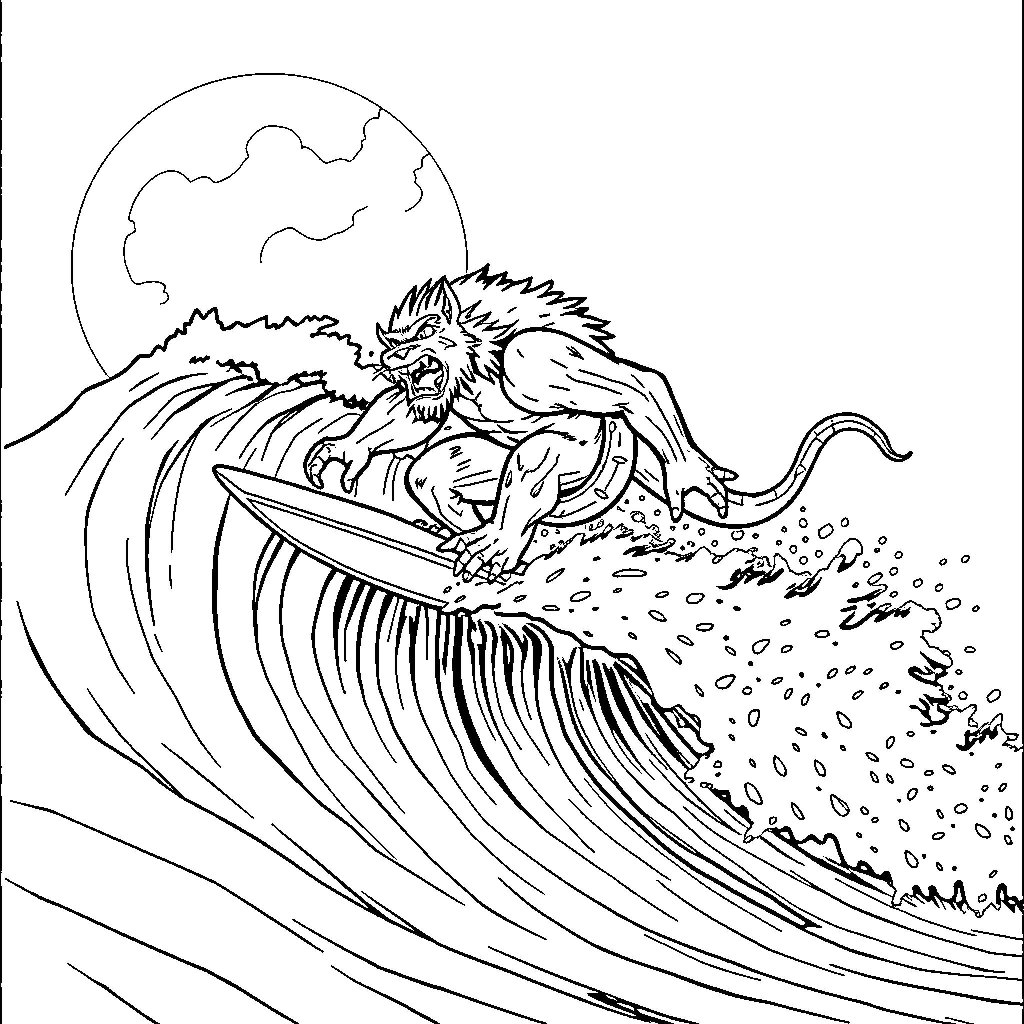 Best Beast Coloring Pages (Free Printable PDF)