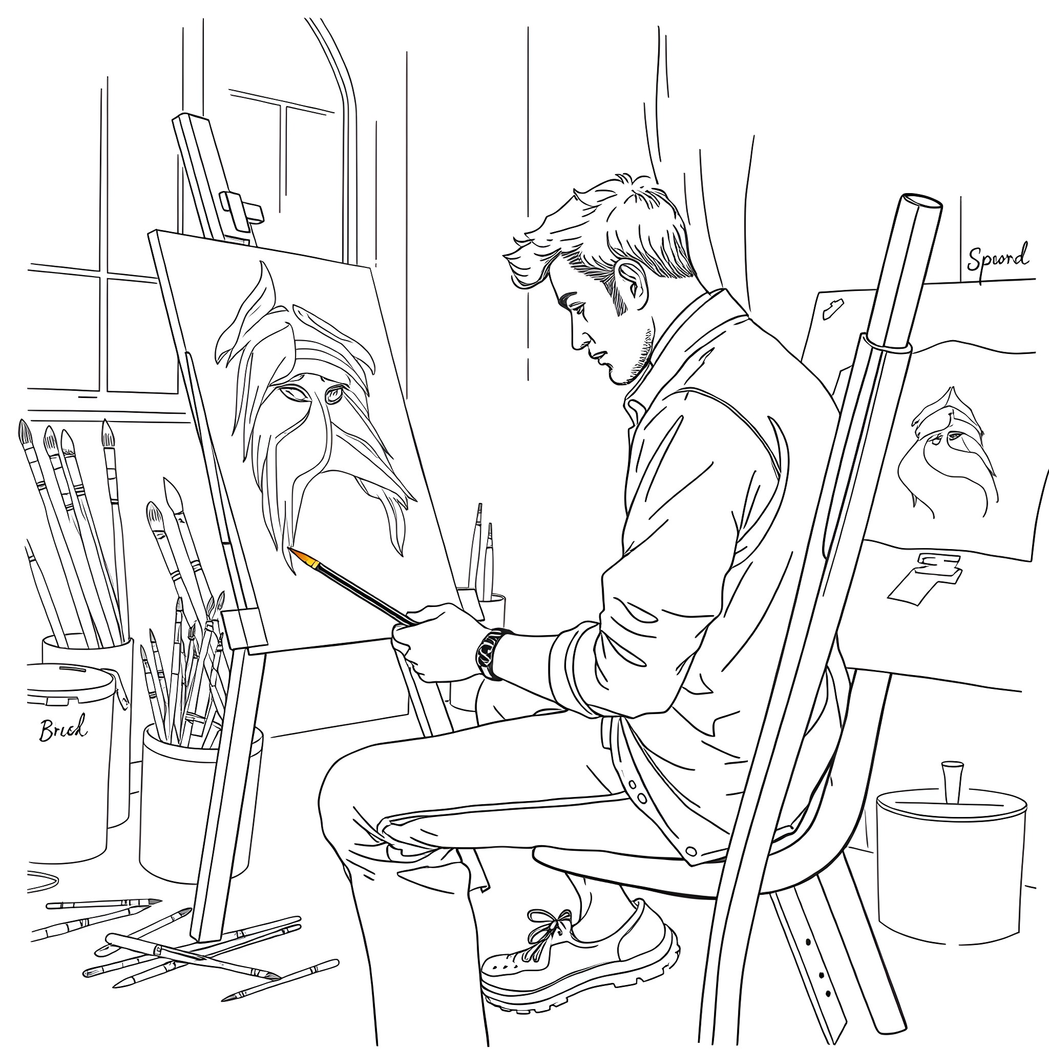 36 Best Male Coloring Pages (Free Printable PDFs)