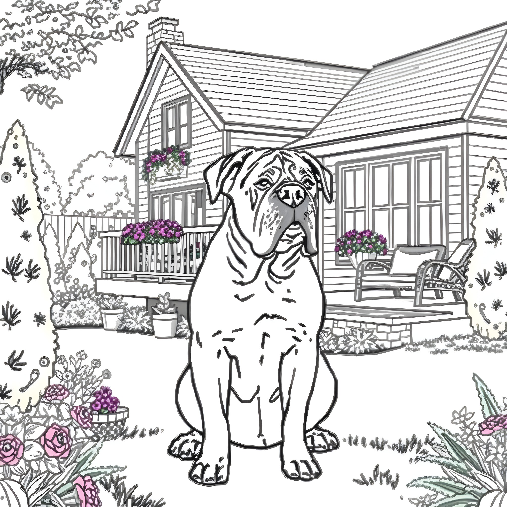 7 Best Bullmastiff Coloring Pages (Free Printable PDFs)