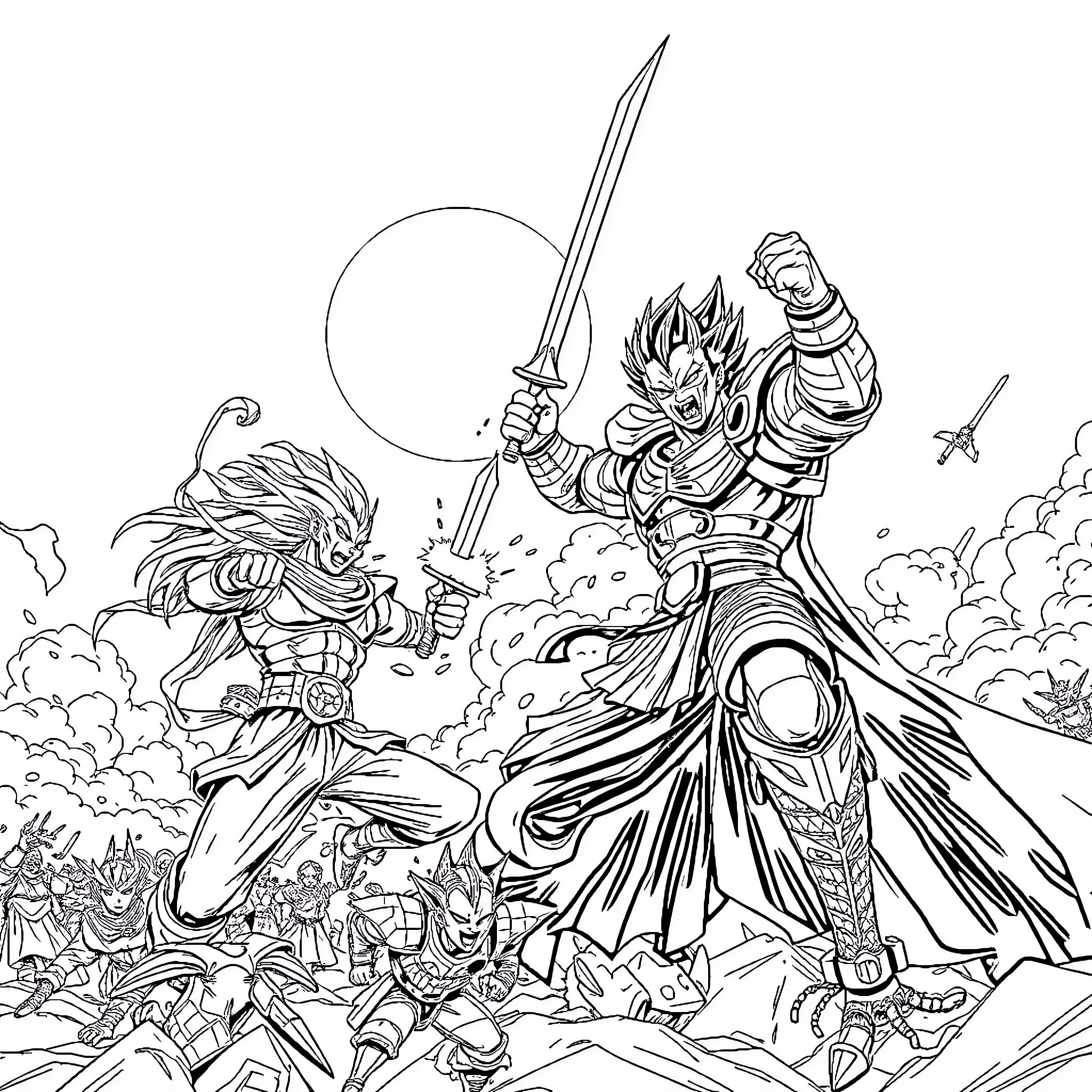 Best Solo Leveling Coloring Pages (Free Printable PDF)