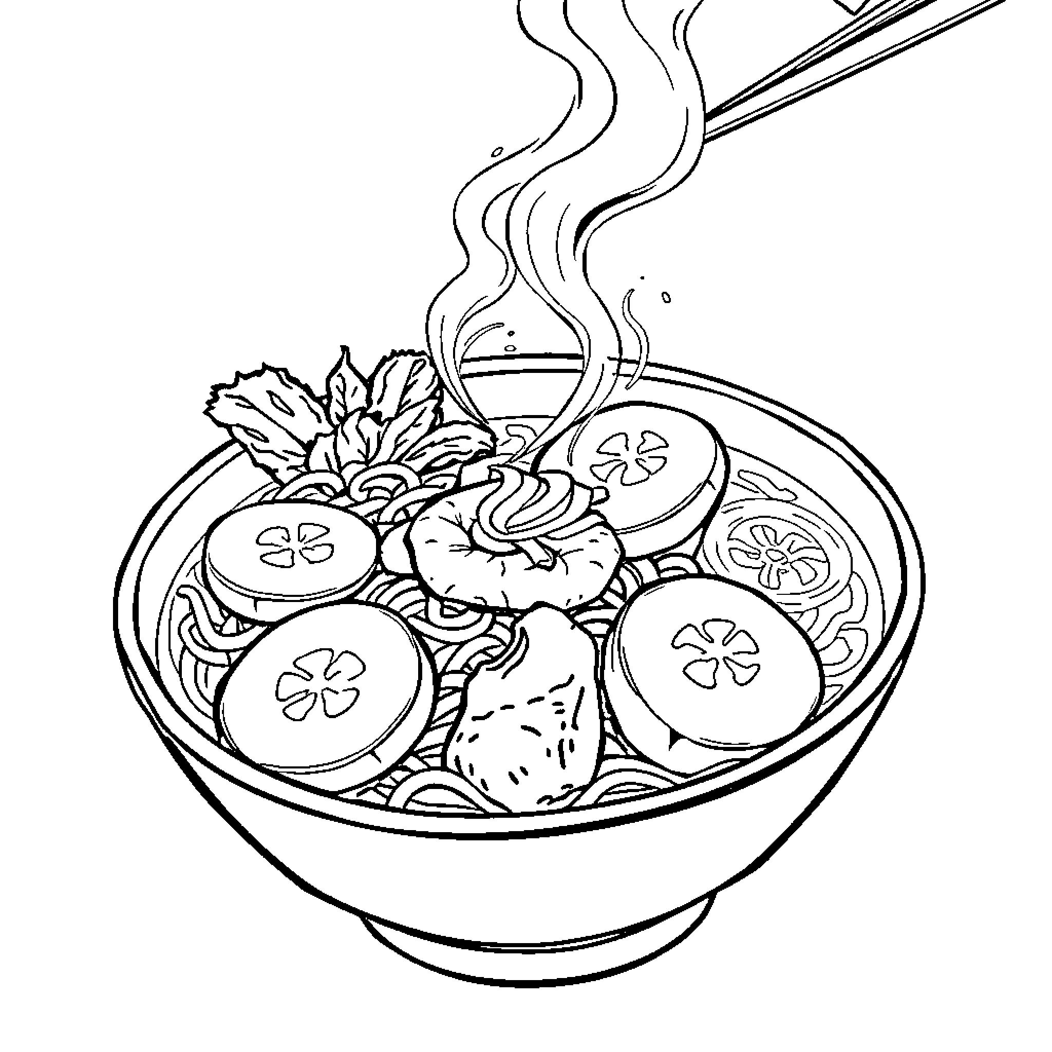 Best Ramen Coloring Pages (Free Printable PDF)
