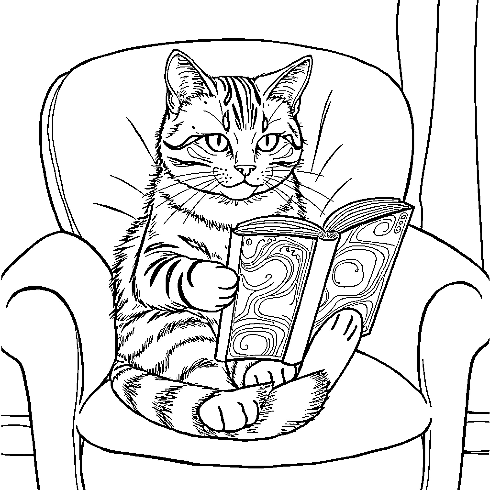 Best Tabby Cat Coloring Pages (Free Printable PDF)
