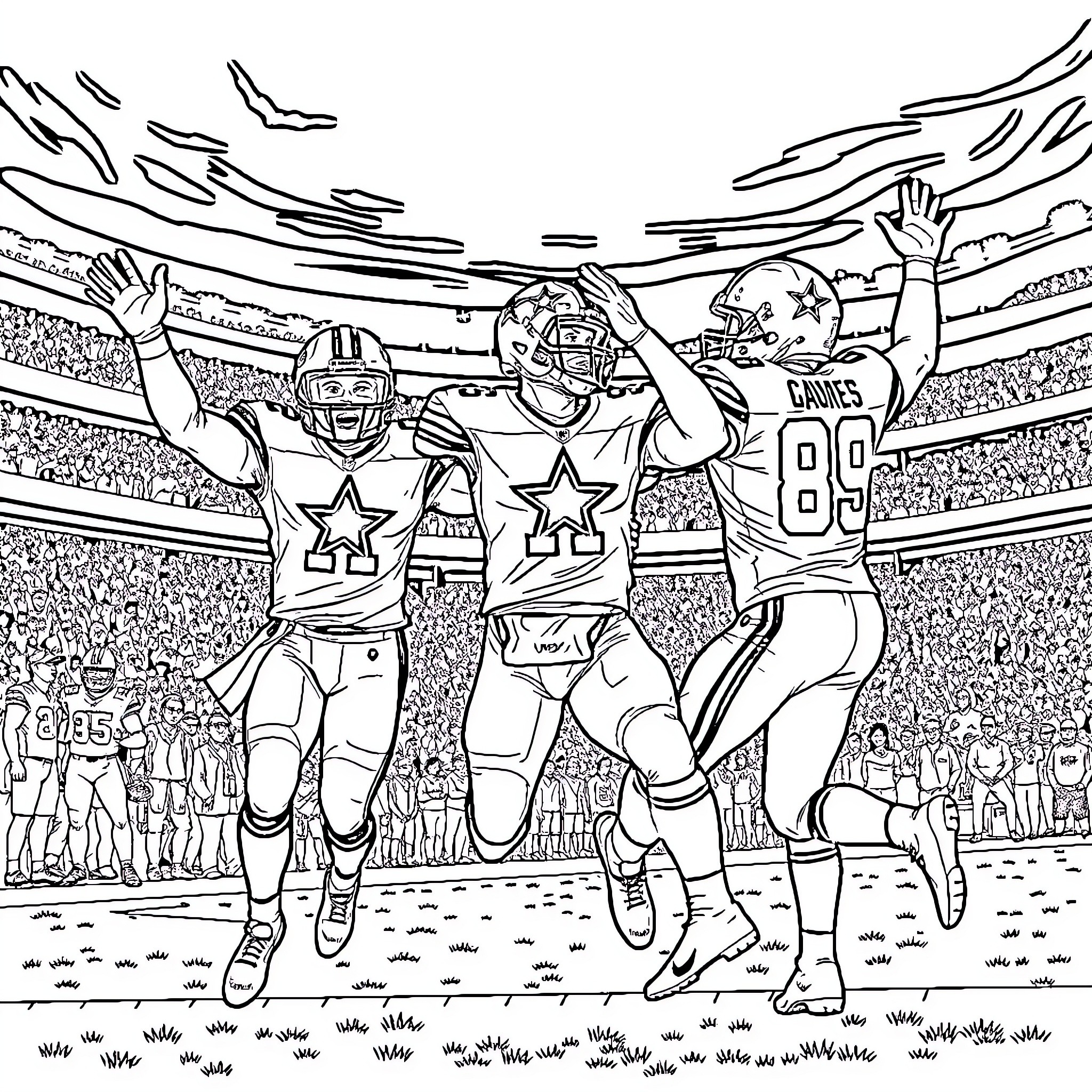 Best Dallas Cowboys Coloring Pages (Free Printable PDF)
