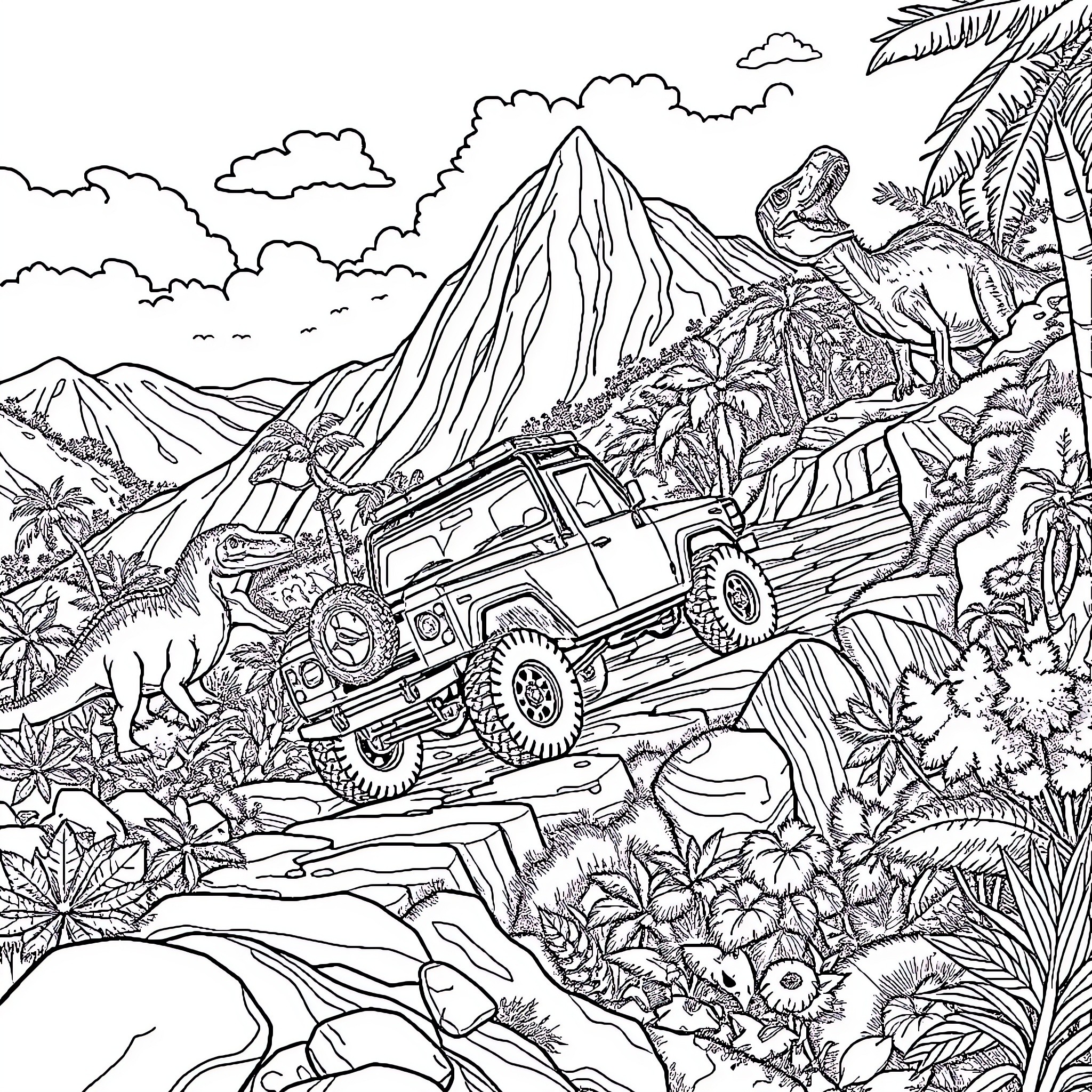 Best 4x4 Coloring Pages (Free Printable PDF)