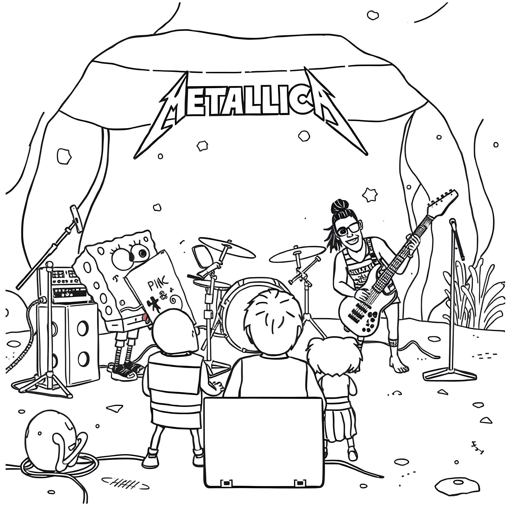 Best Metallica Coloring Pages (Free Printable PDF)