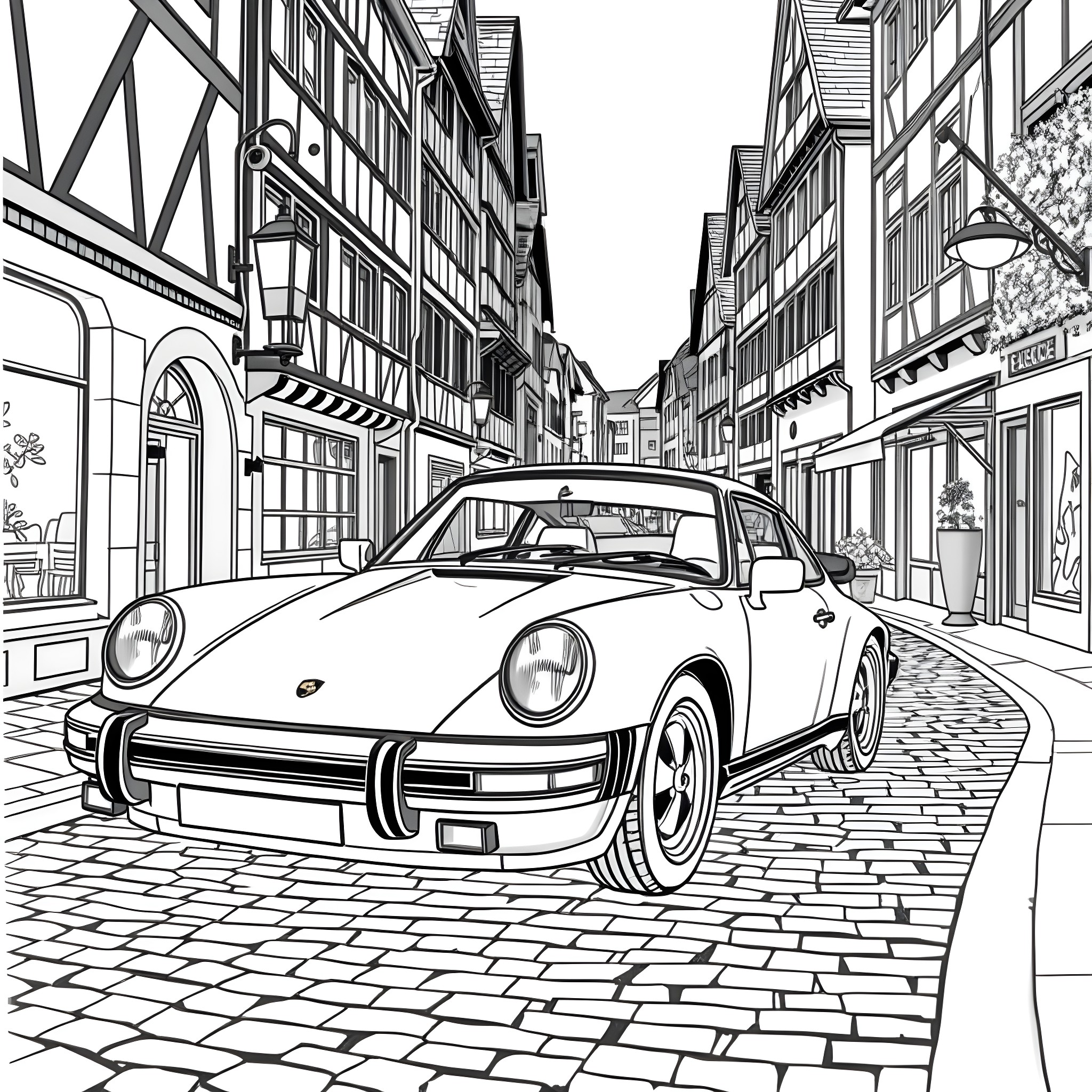 106 Best Porsche Coloring Pages (Free Printable PDFs)
