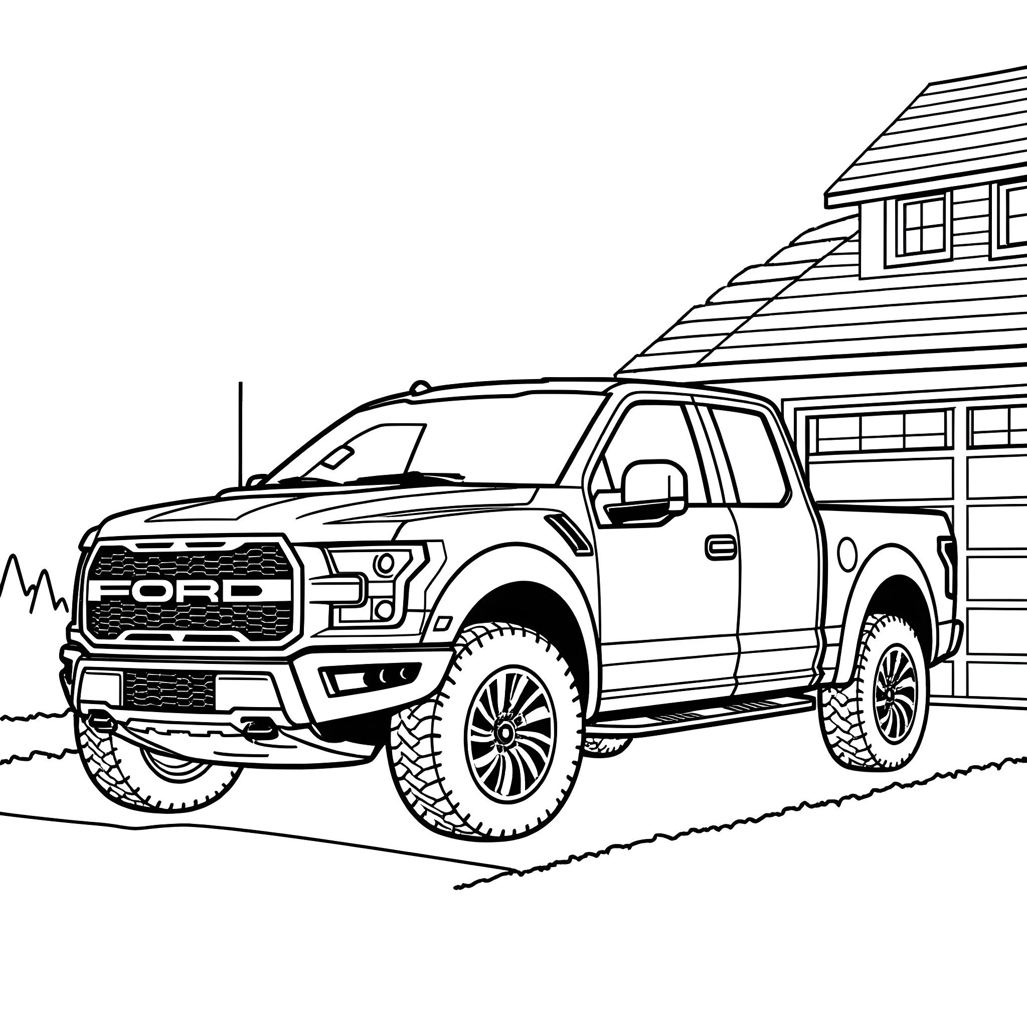 Best Ford Raptor Coloring Pages (Free Printable PDF)