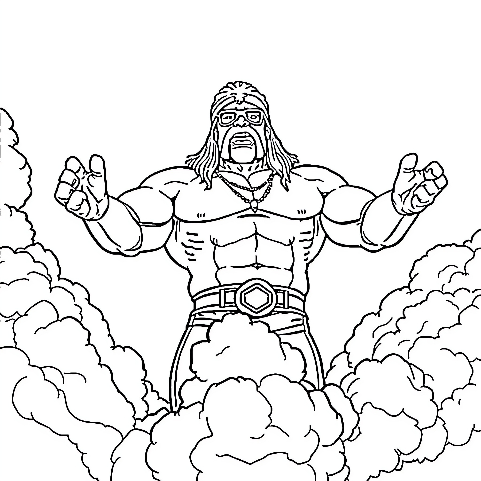 Best Hulk Hogan Coloring Pages (Free Printable PDF)