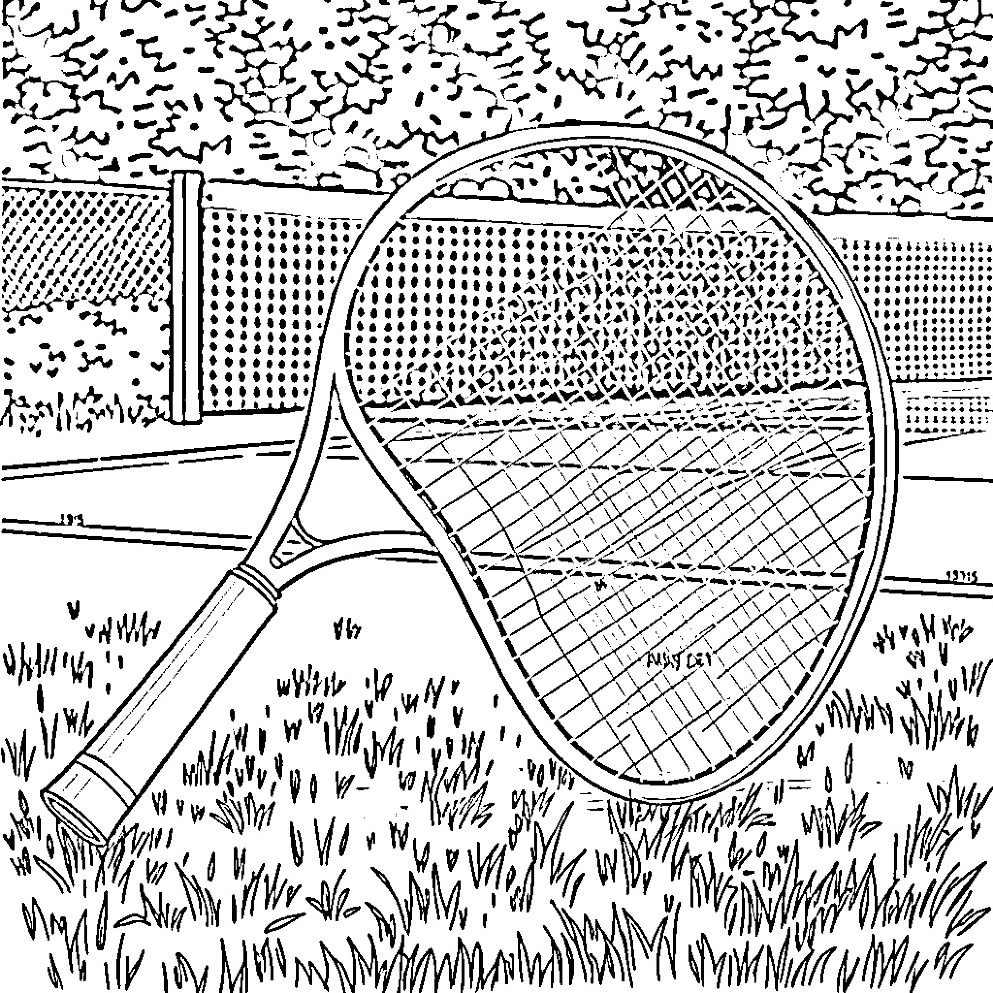 Best Racket Coloring Pages (Free Printable PDF)