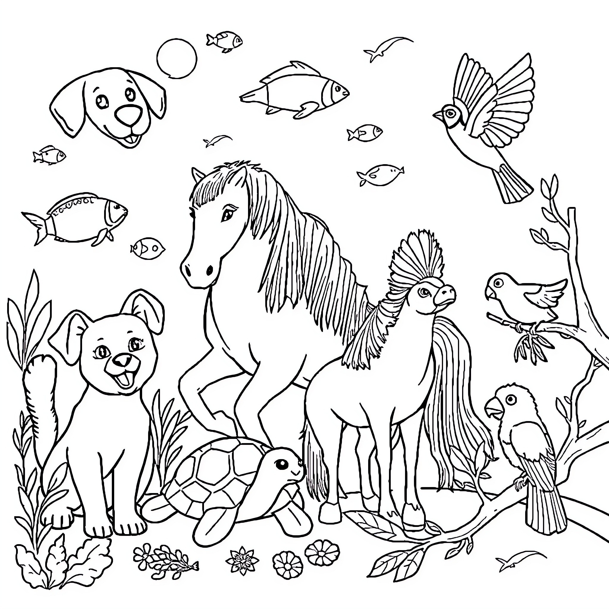 Best Animal Coloring Pages (Free Printable PDF)