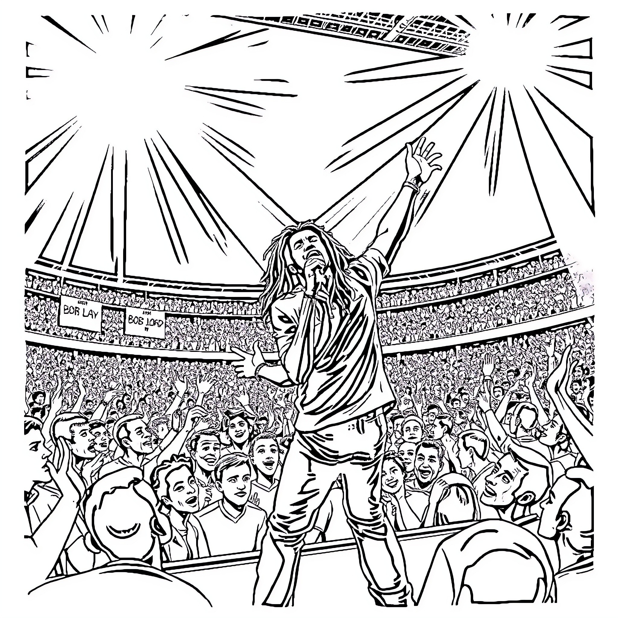 Best Bob Marley Coloring Pages (Free Printable PDF)