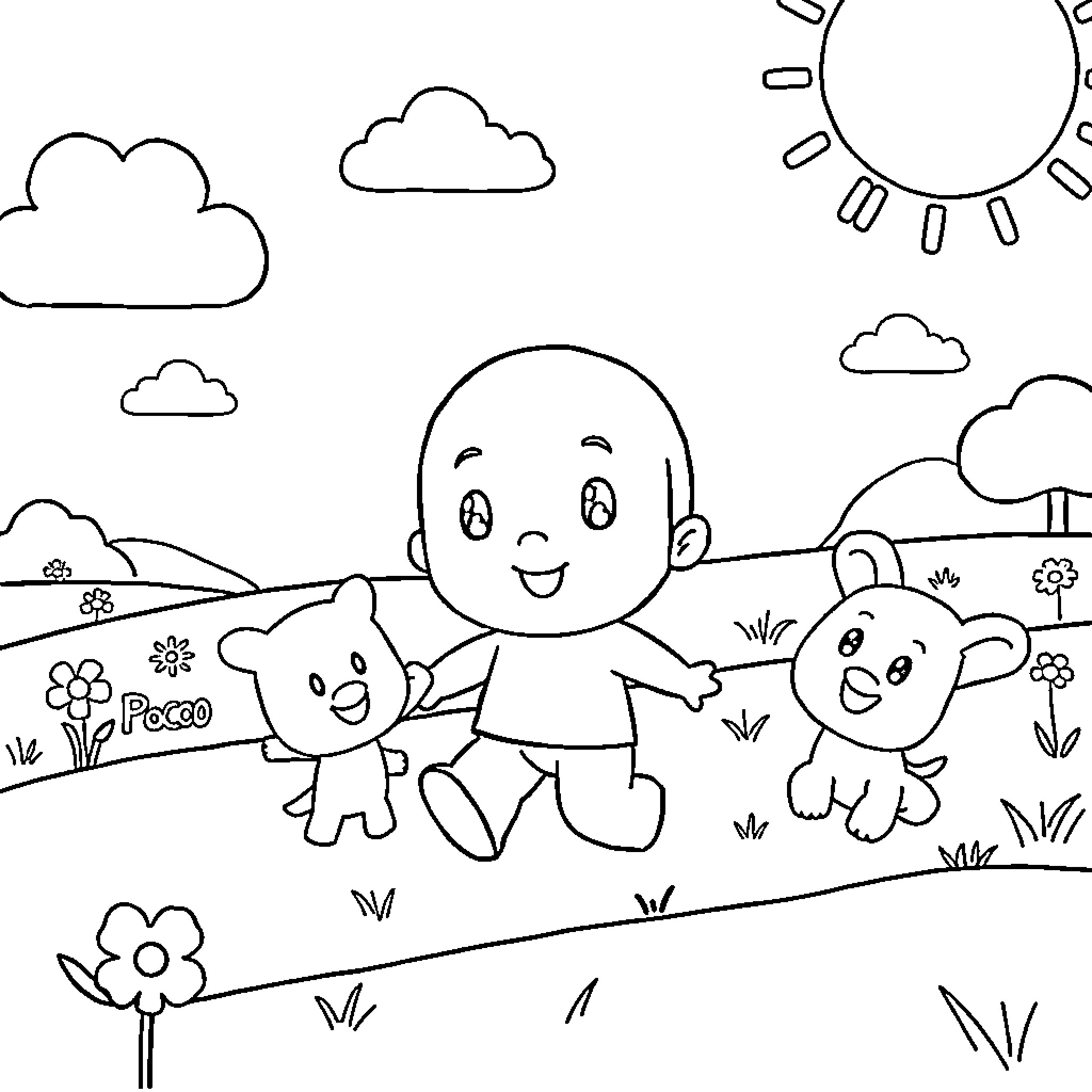 Best Pocoyo Coloring Pages (Free Printable PDF)