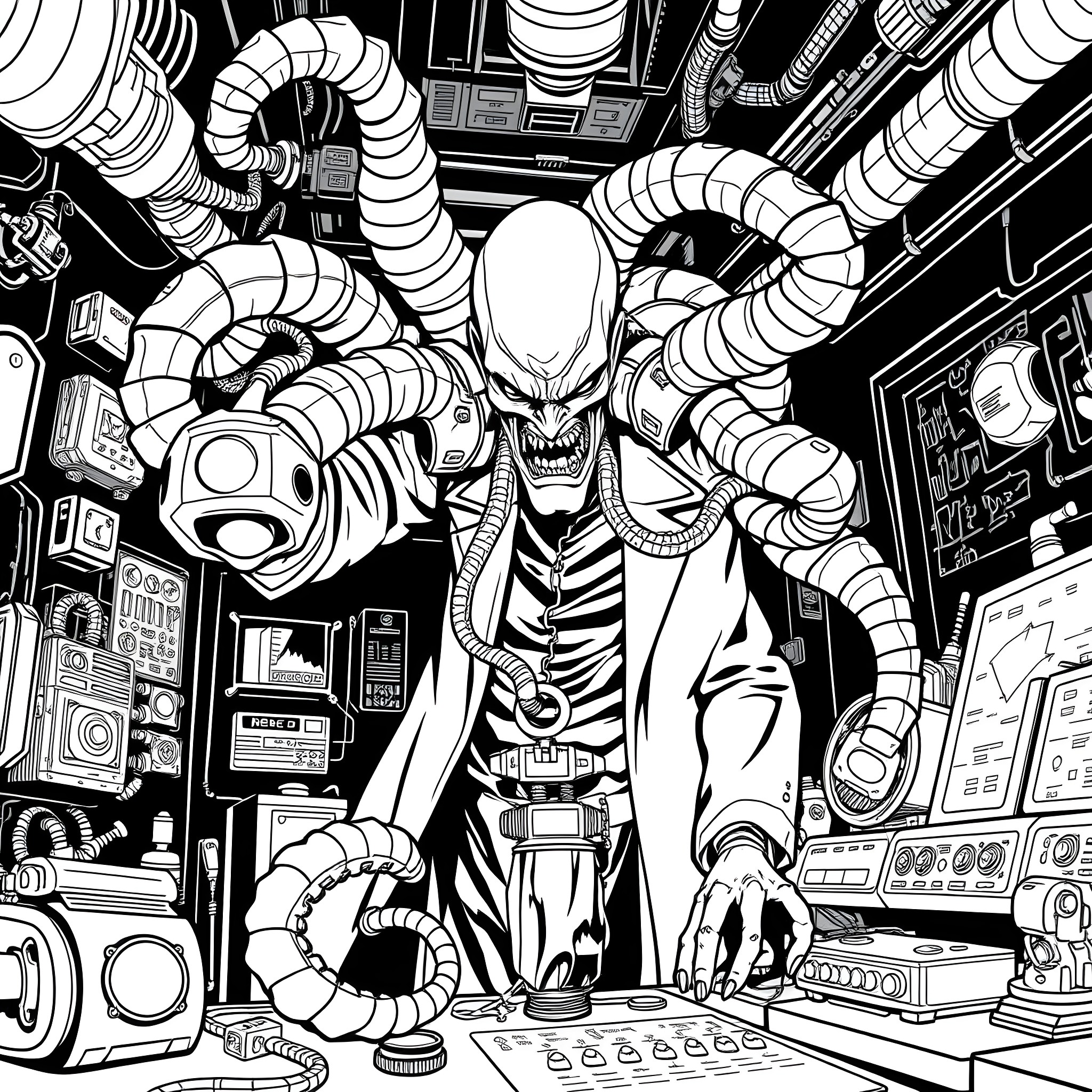 4 Best Doc Oc Coloring Pages (Free Printable PDFs)