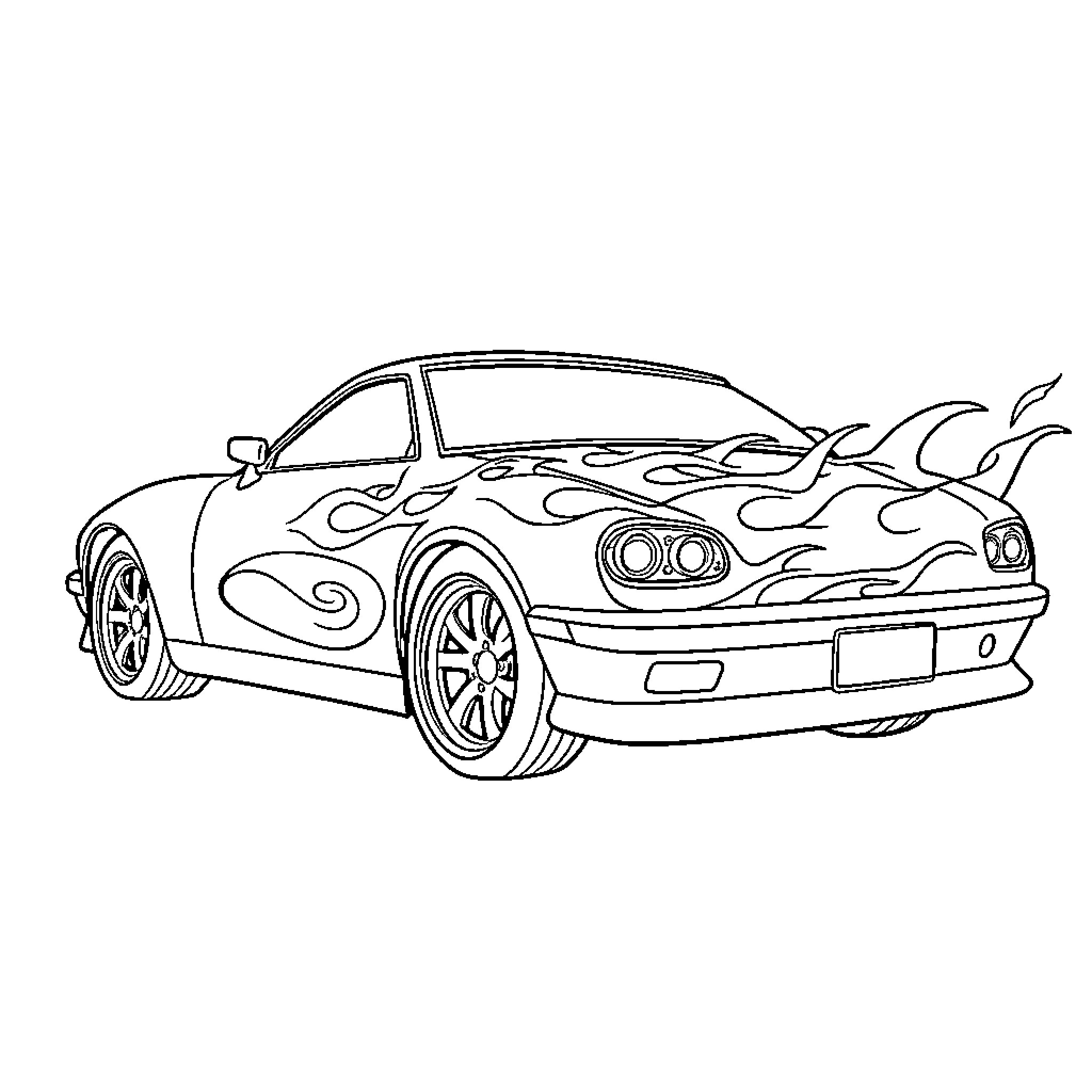 Best Car Coloring Pages (Free Printable PDF)
