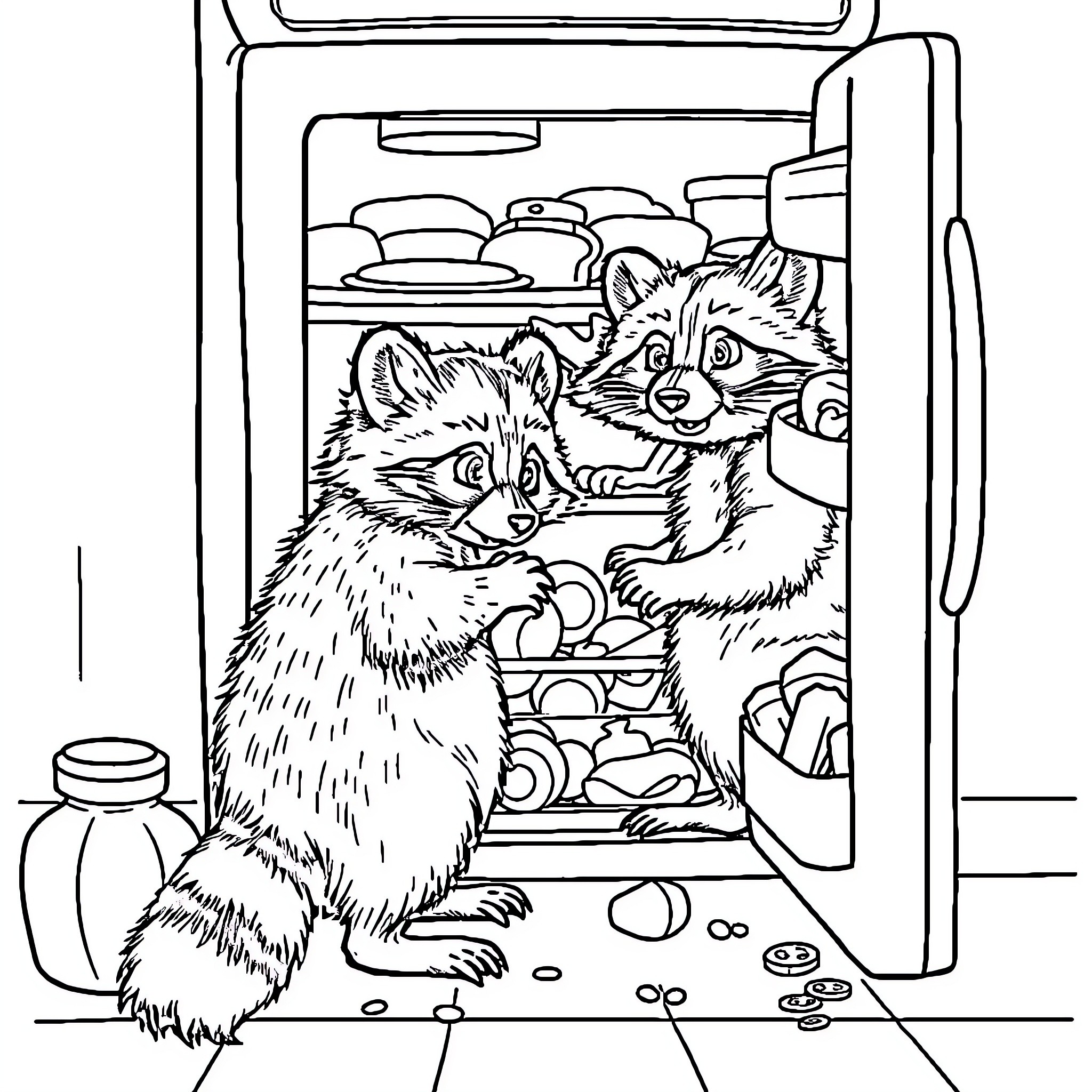 Best Raccoon Coloring Pages (Free Printable PDF)
