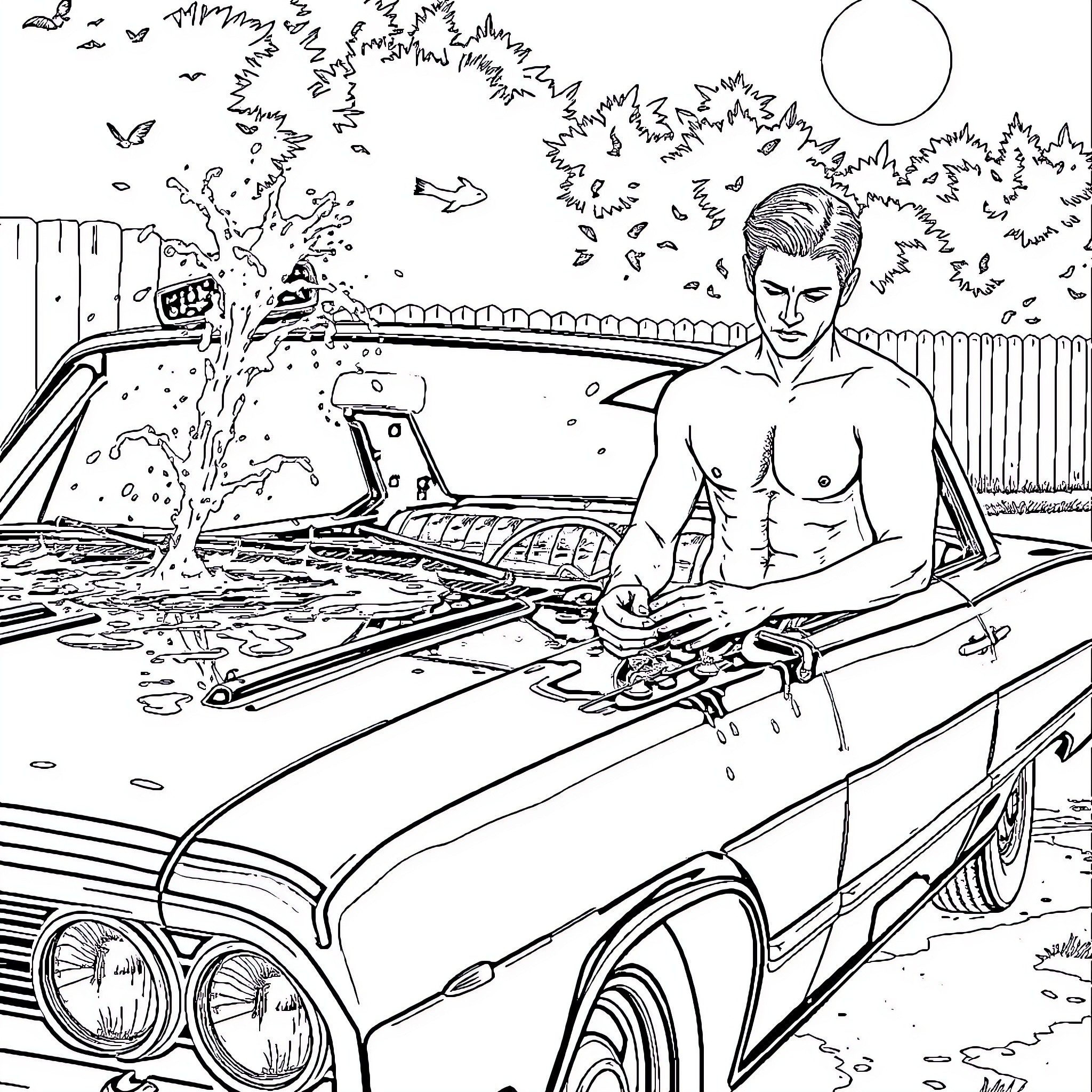 Best Sam and Dean Coloring Pages (Free Printable PDF)
