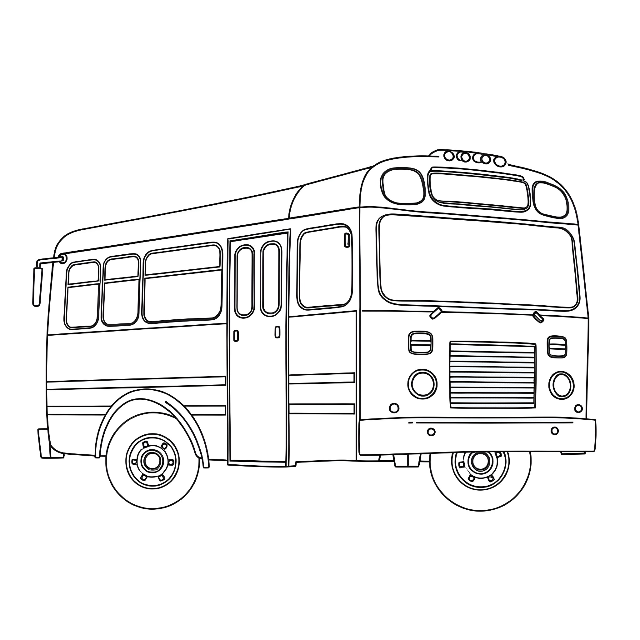 18 Best Bus Coloring Pages (Free Printable PDFs)