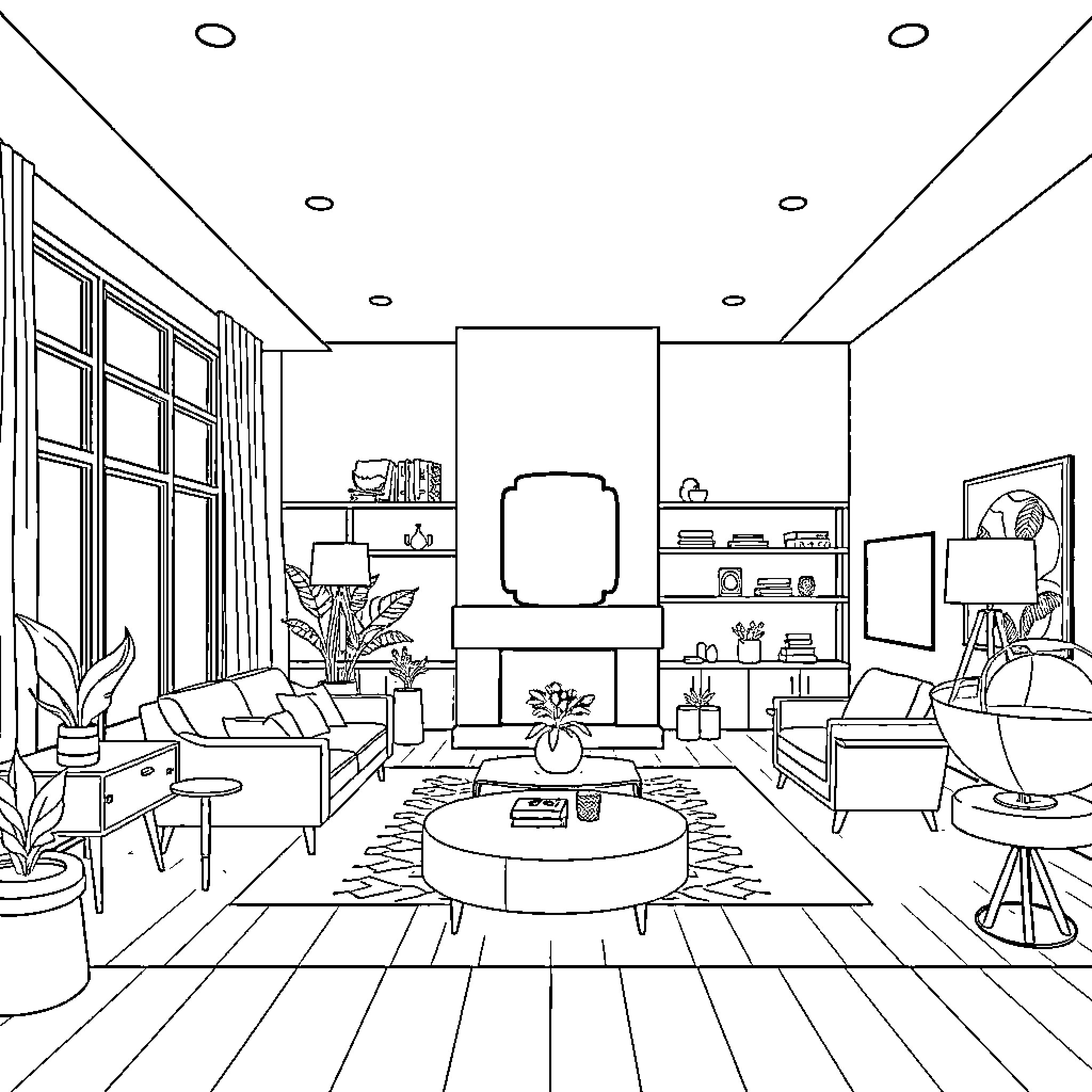 Best Room Coloring Pages (Free Printable PDF)