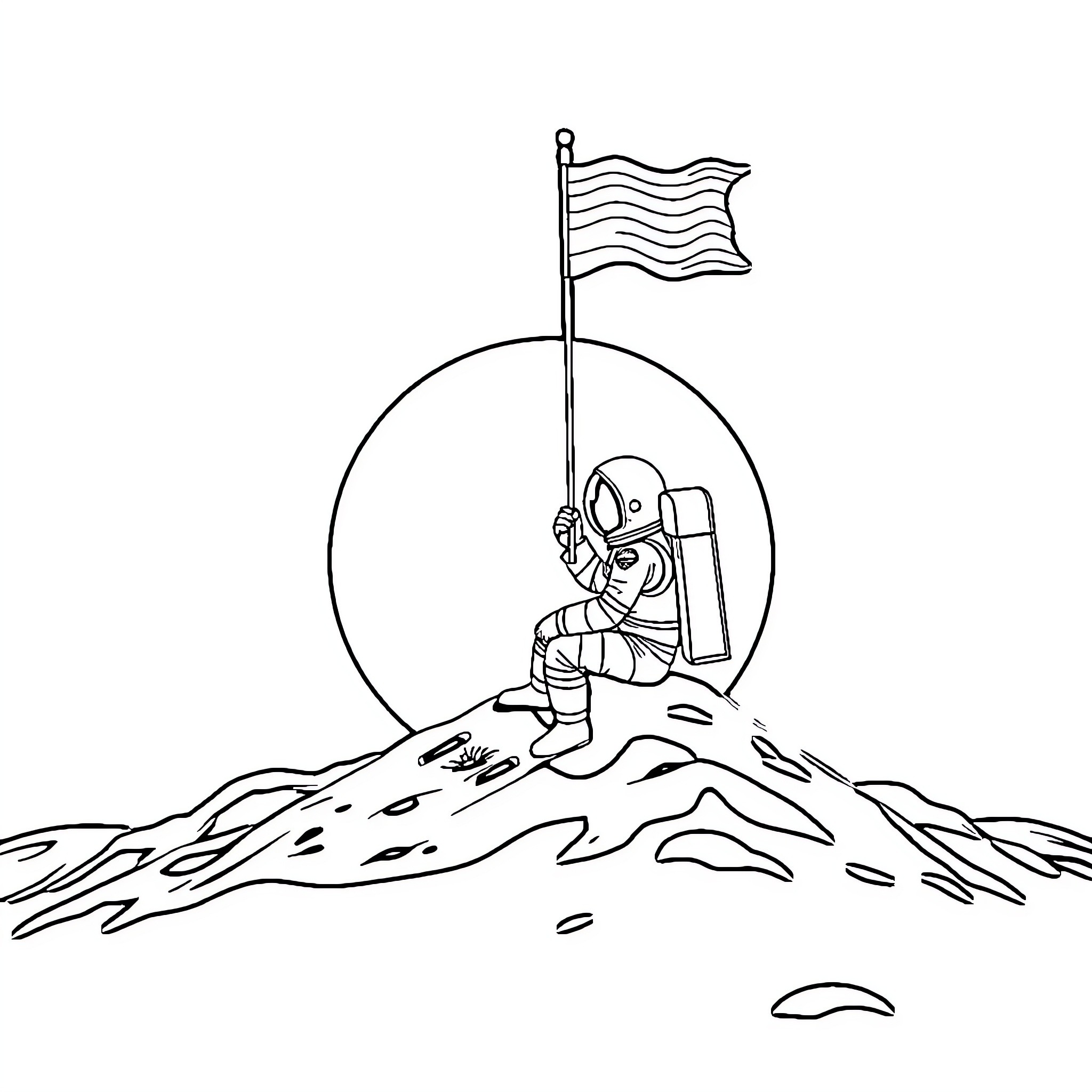 127 Best Astronaut Coloring Pages (Free Printable PDFs)