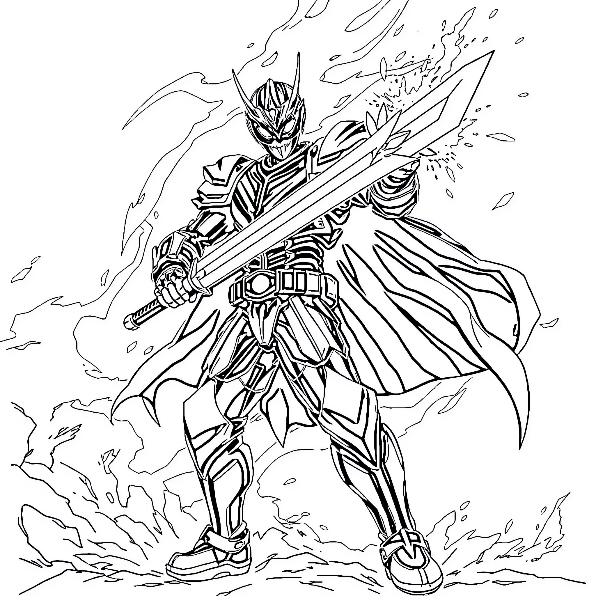 Best Kamen Rider Coloring Pages (Free Printable PDF)